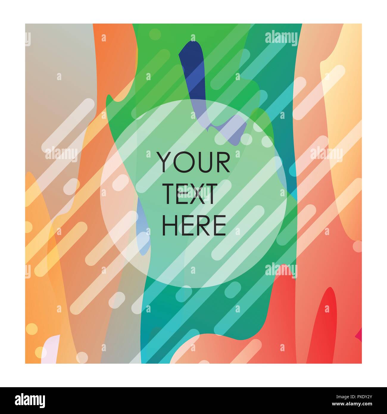 Colorful background with typography vector Stock Vector Image & Art - Alamy