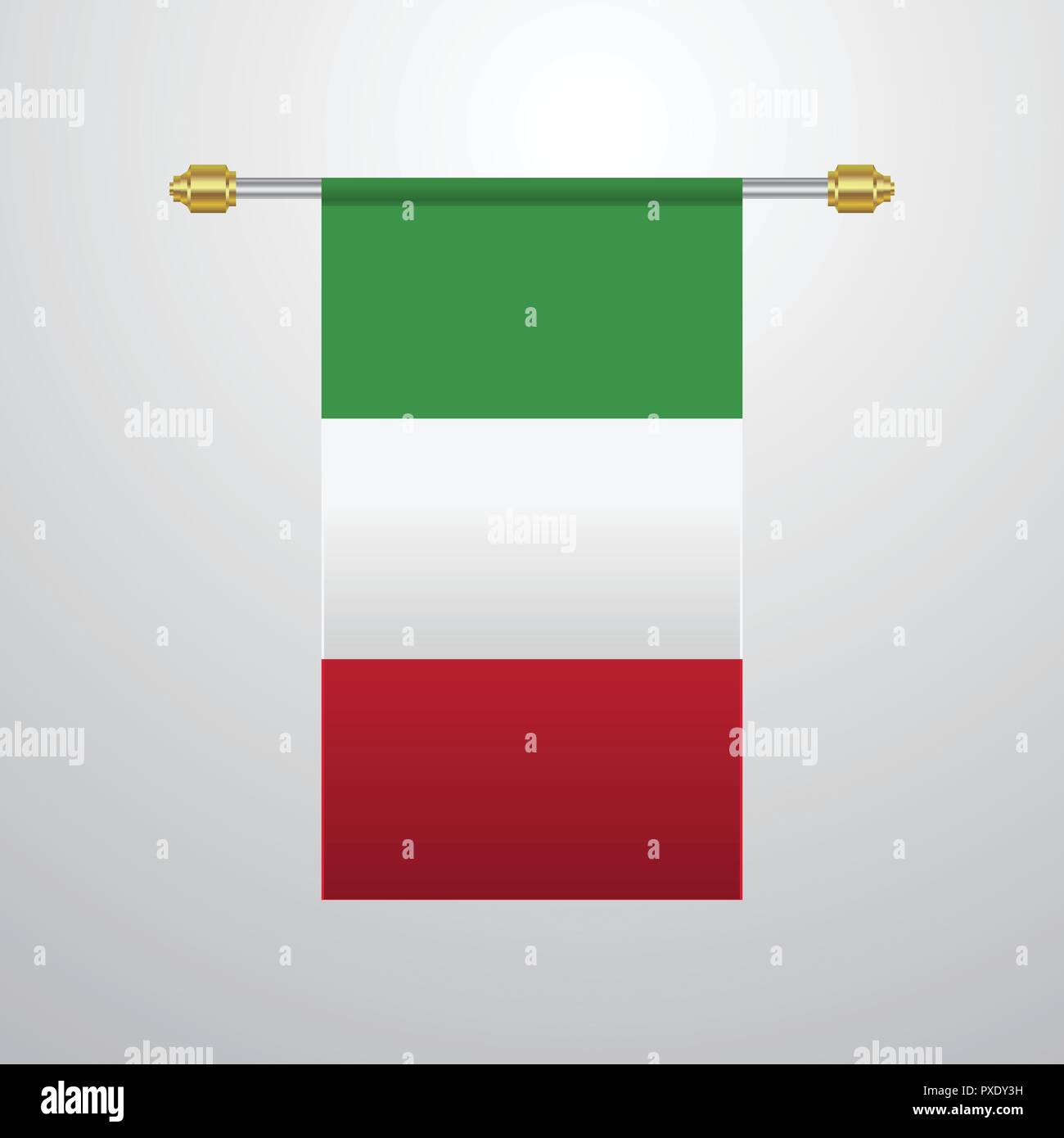 Wavy italian flag Stock Vector Images - Alamy