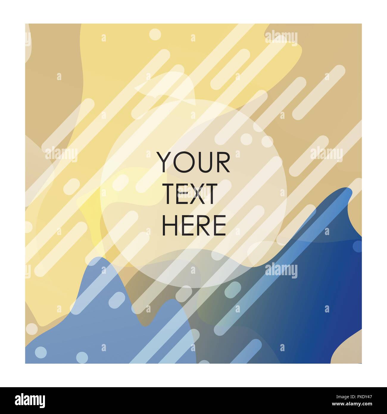 Blue and Offwhite colour background with typography vector Stock Vector ...