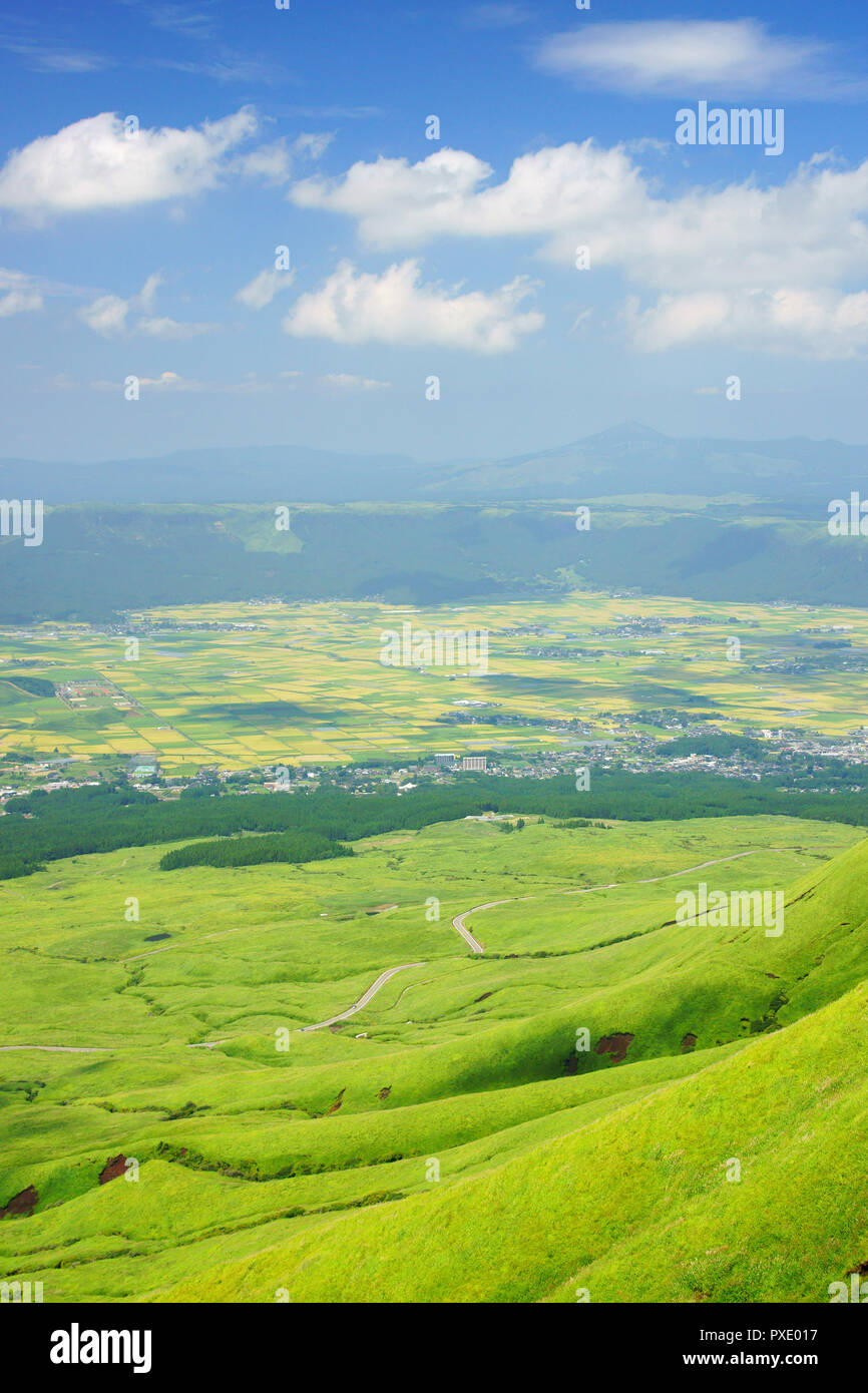 Aso Panorama line, Kumamoto Prefecture, Japan Stock Photo - Alamy