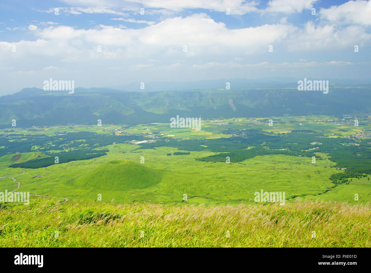 Komezuka aso panorama line aso hi-res stock photography and images - Alamy