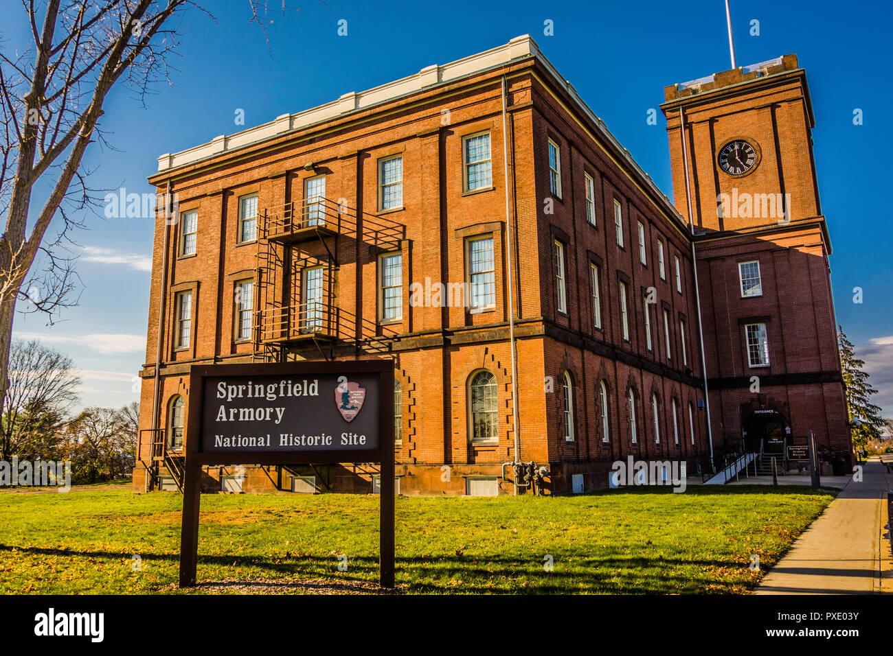 Springfield Armory Springfield, Massachusetts, USA Stock Photo - Alamy