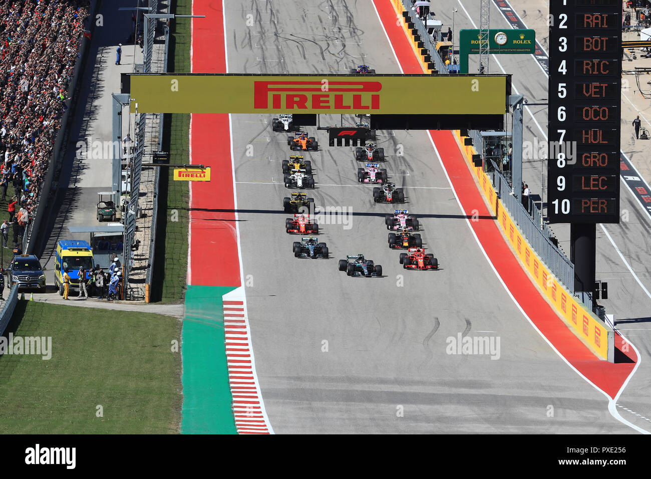 21st October 2018, Circuit of The Americas, Austin, USA; Formula One ...