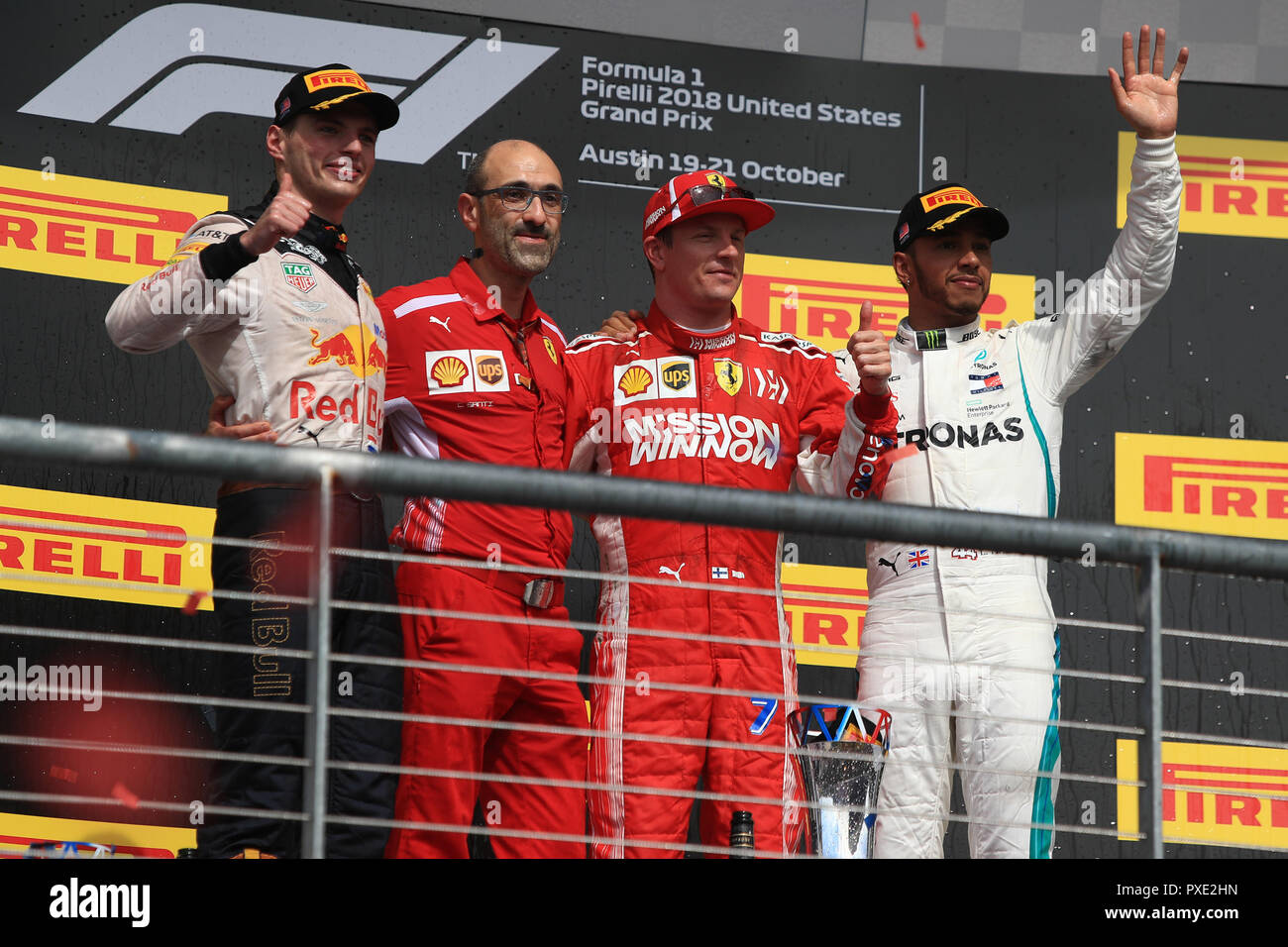 21st October 2018, Circuit of The Americas, Austin, USA; Formula One ...