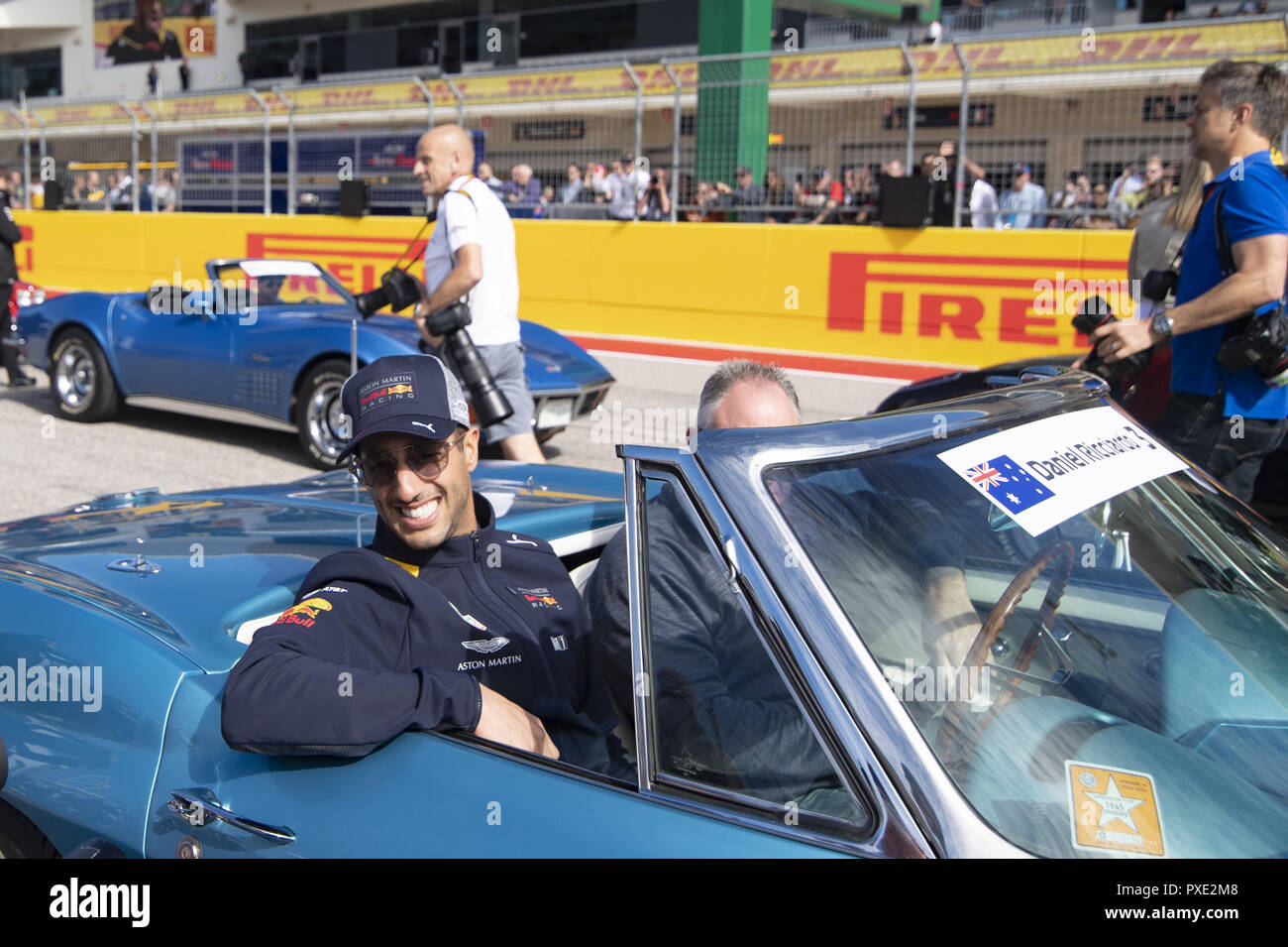 Austin, Texas, USA. 21st Oct, 2018. 3 ''DANIEL RICCIARDO'' Austin ...