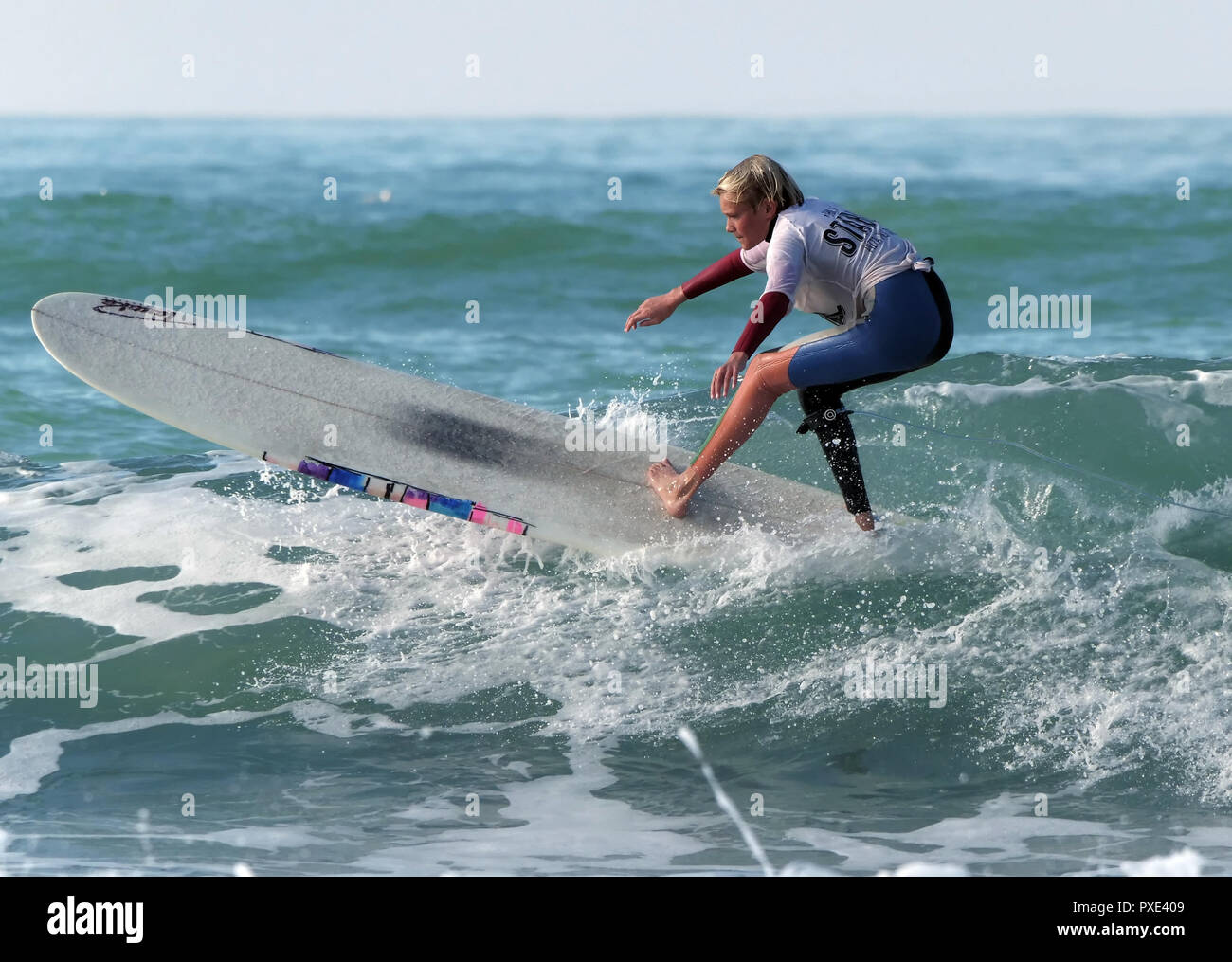 Joel and Sienna Morrison 15 and 12 years of age win cups at Fistral ...