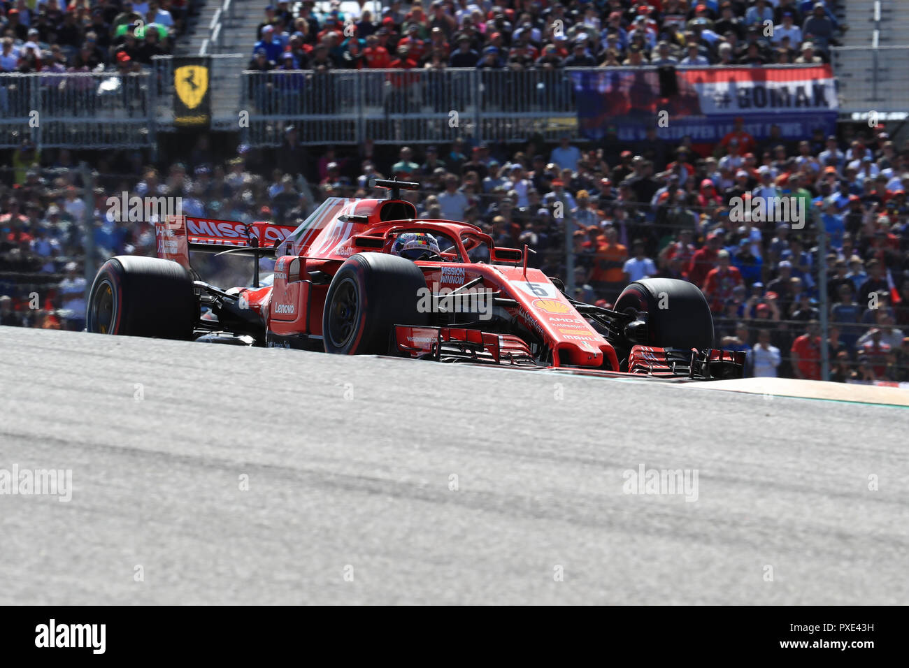 21st October 2018, Circuit of The Americas, Austin, USA; Formula One ...