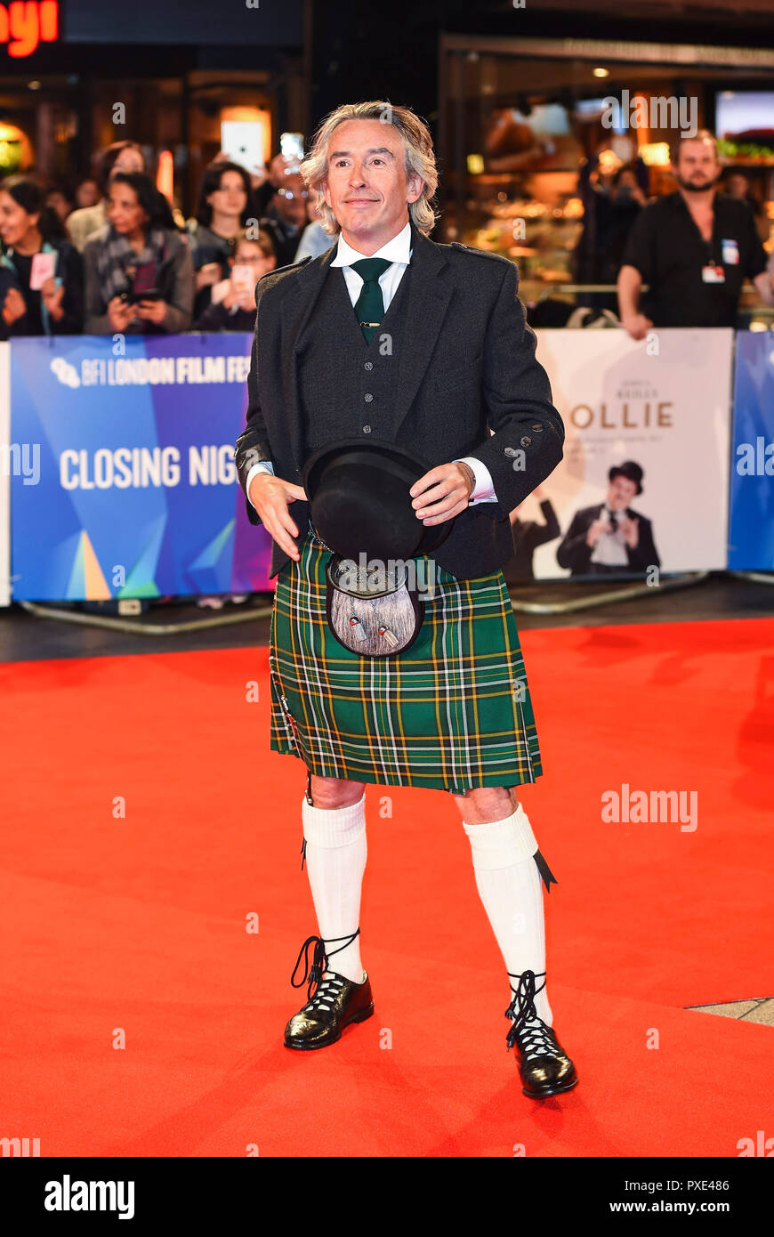 London, UK. 21st Oct 2018. Steve Coogan attends the World Premiere and ...