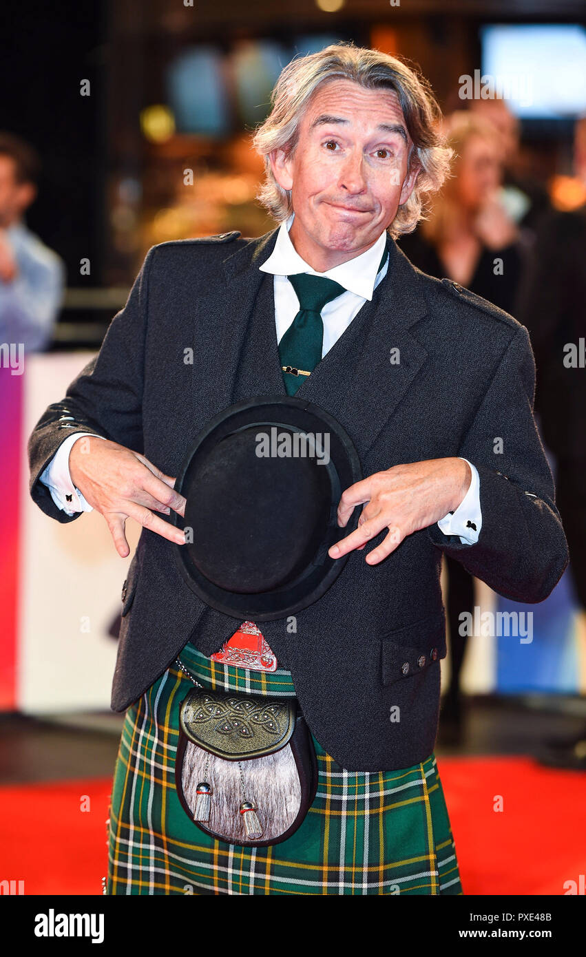 London, UK. 21st Oct 2018. Steve Coogan attends the World Premiere and ...