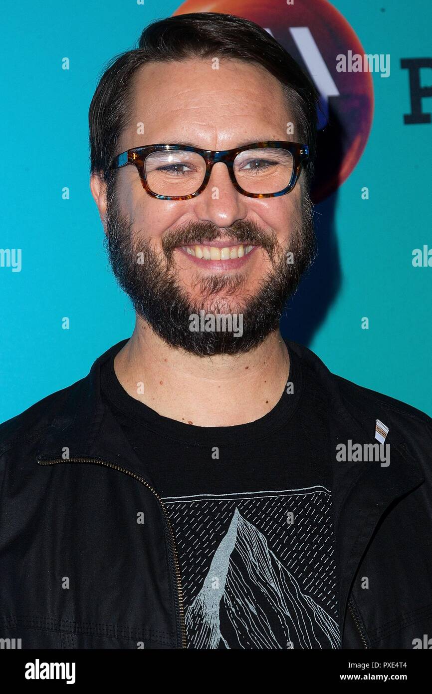 New York, NY, USA. 21st Oct, 2018. Wil Wheaton at arrivals for THE ...