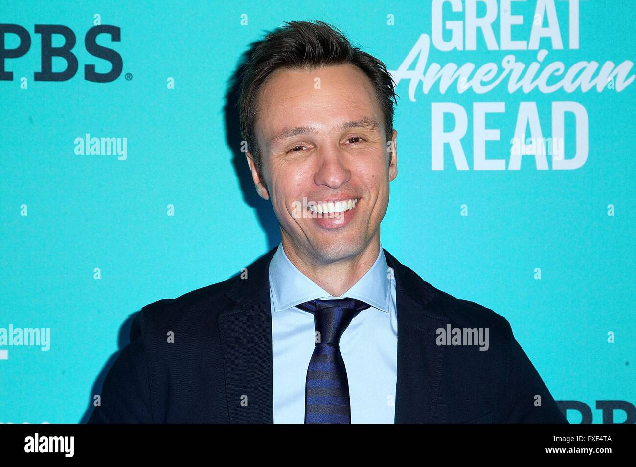 New York, NY, USA. 21st Oct, 2018. Markus Zusak at arrivals for THE ...