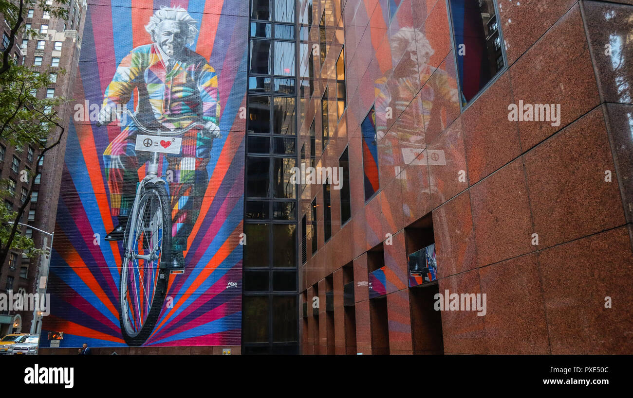 New York, NEW YORK, USA. 21st Oct, 2018. Work of the Brazilian artist ...