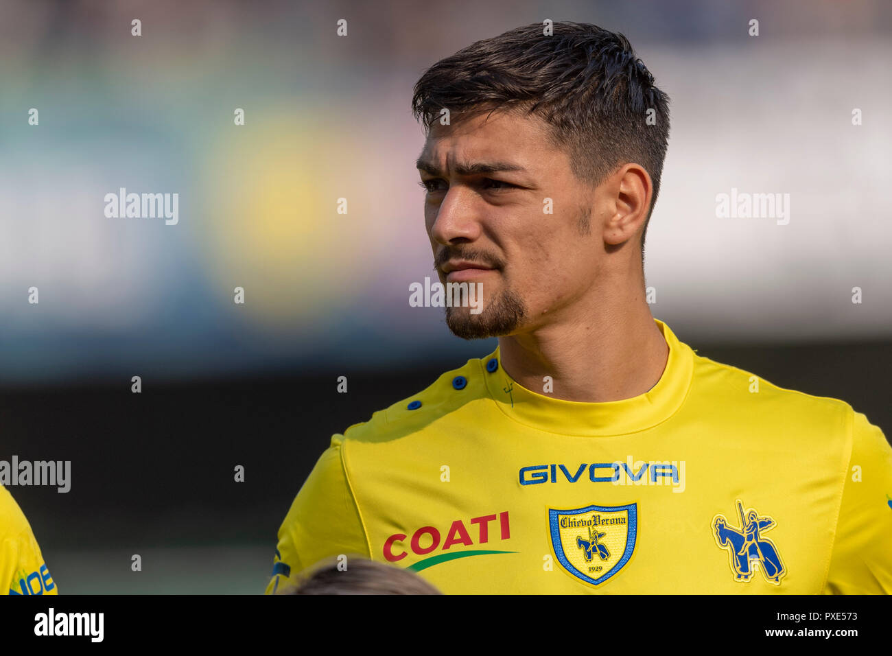 Federico Barba (Chievo Verona) during the Italian "Serie A" match ...