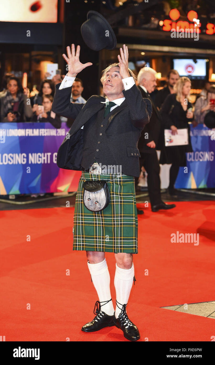 London, UK. 21st Oct, 2018. Steve Coogan attends the World Premiere and ...