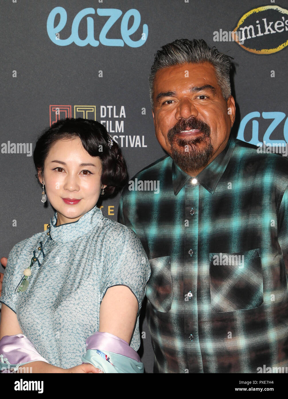 Los Angeles, Ca, USA. 21st Oct, 2018. Jennifer Tao, George Lopez, at ...