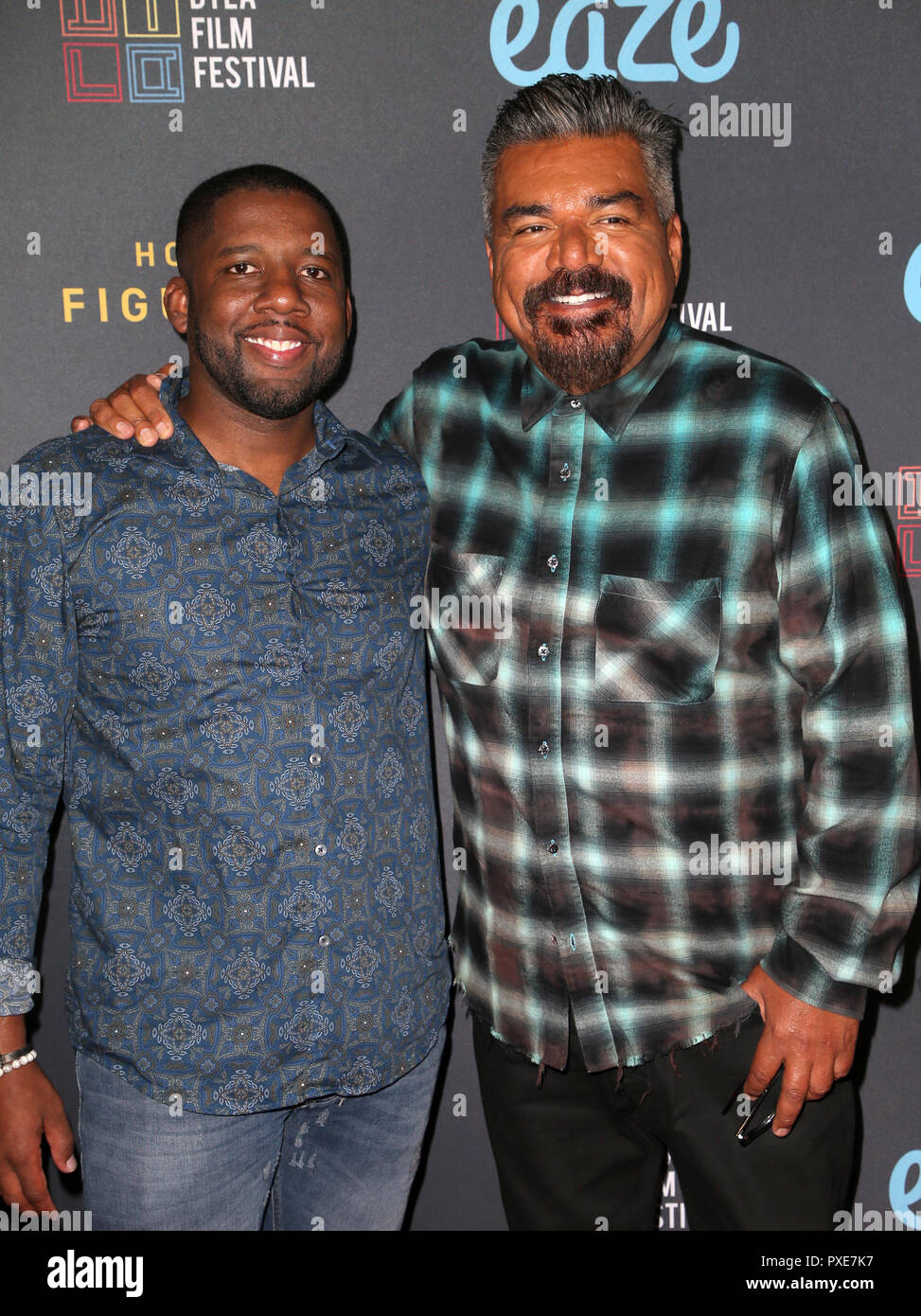Los Angeles, Ca, USA. 21st Oct, 2018. Wes Miller, George Lopez, at the ...