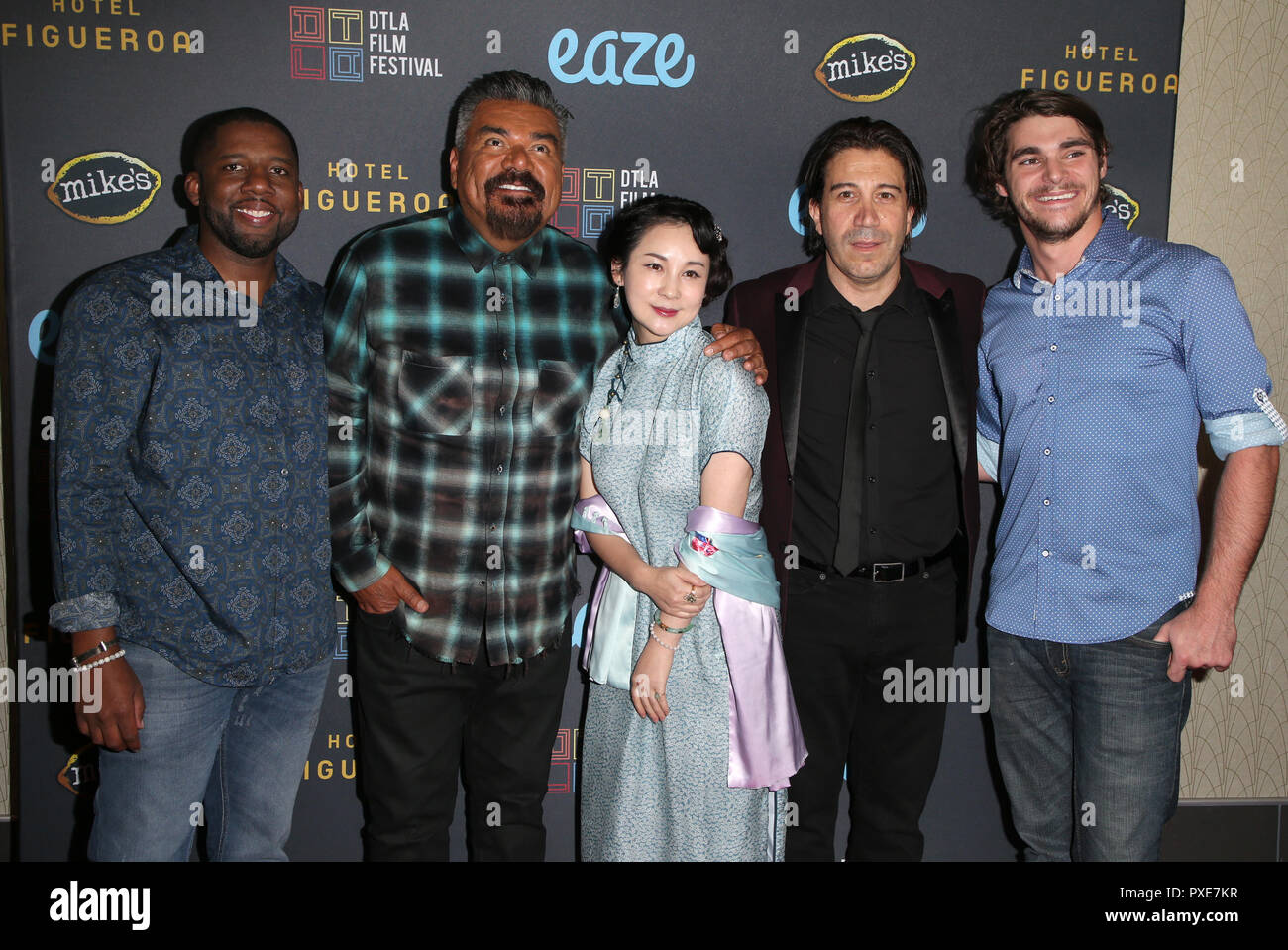 Los Angeles, Ca, USA. 21st Oct, 2018. Wes Miller, George Lopez ...