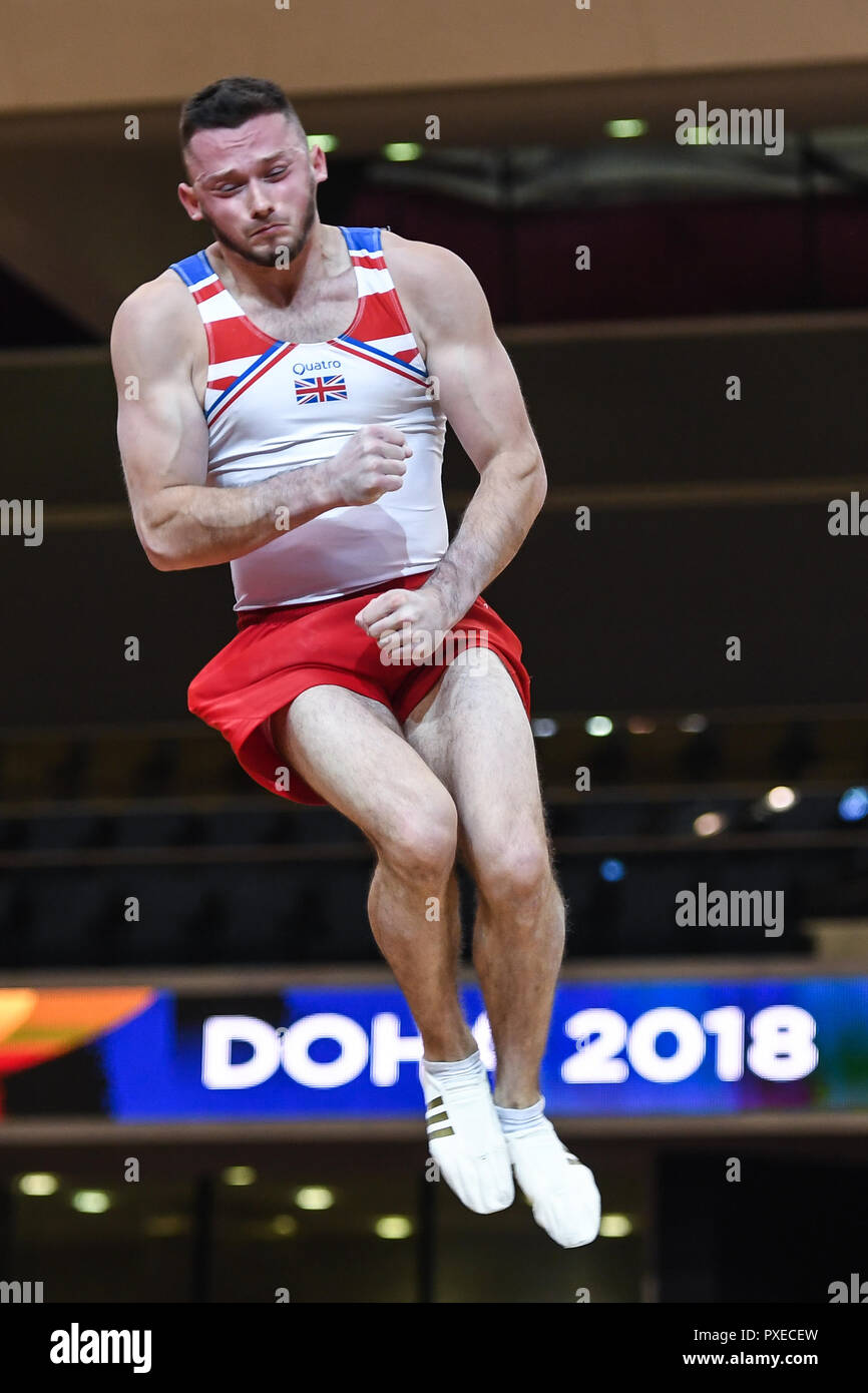 Doha, Qatar. 22nd Oct, 2018. DOMINICK CUNNINGHAM from Great Britain ...
