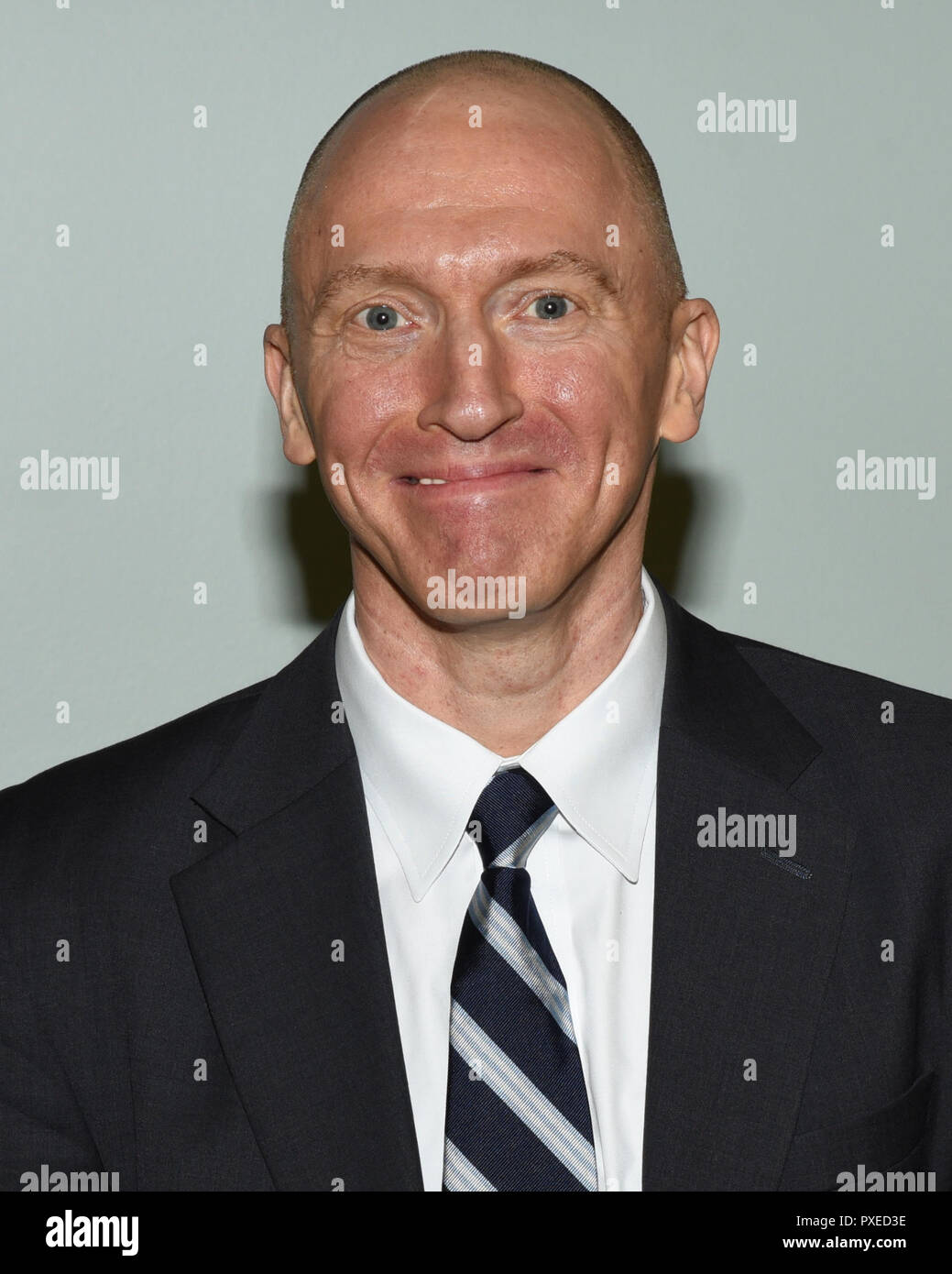 Los Angeles, USA. 21st Oct, 2018. Carter Page attends Politicon 2018 at ...