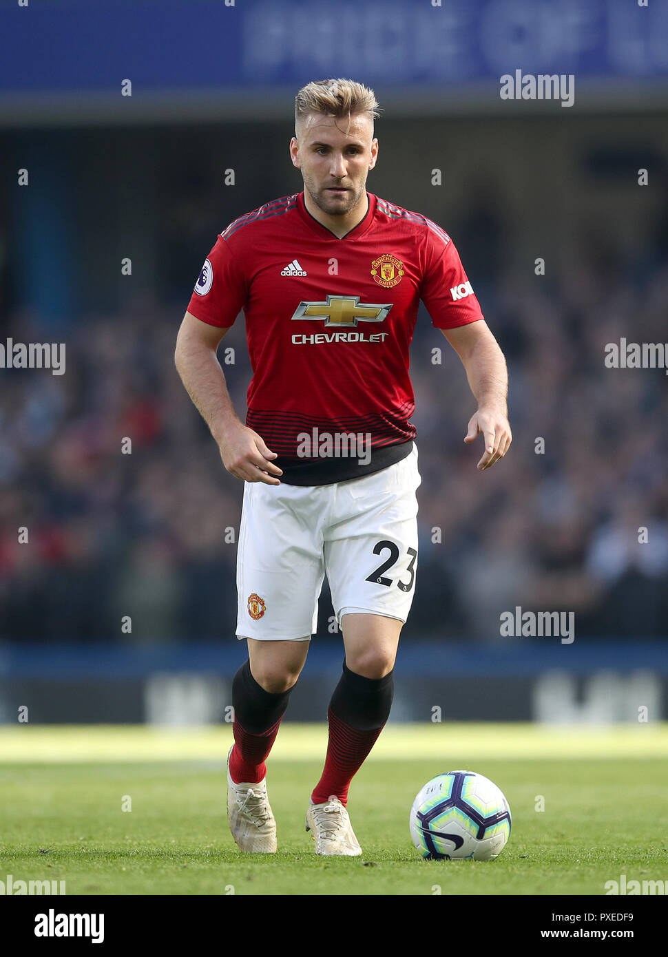 Manchester United's Luke Shaw Stock Photo - Alamy