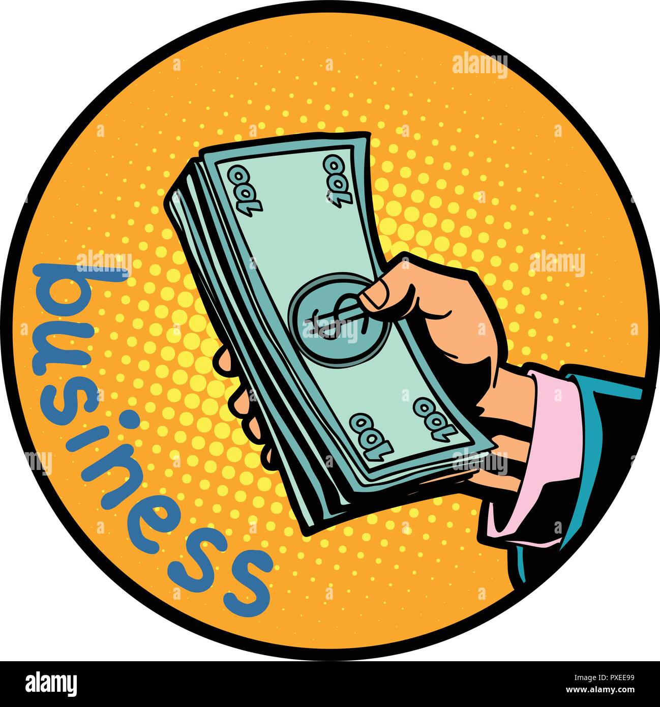 Gift exchange hand Stock Vector Images - Alamy