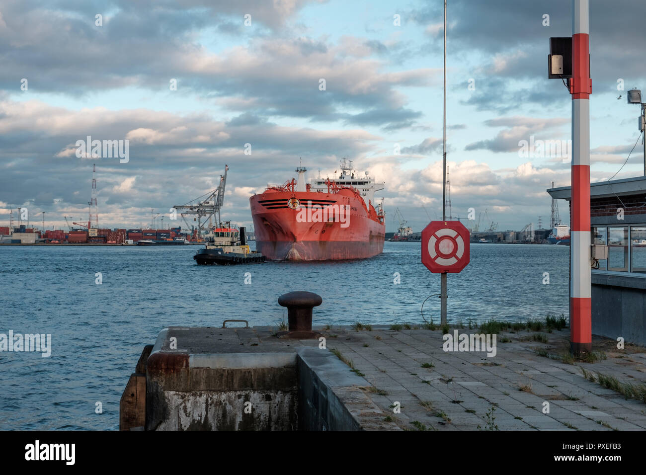 Oil tanker bow hi-res stock photography and images - Alamy