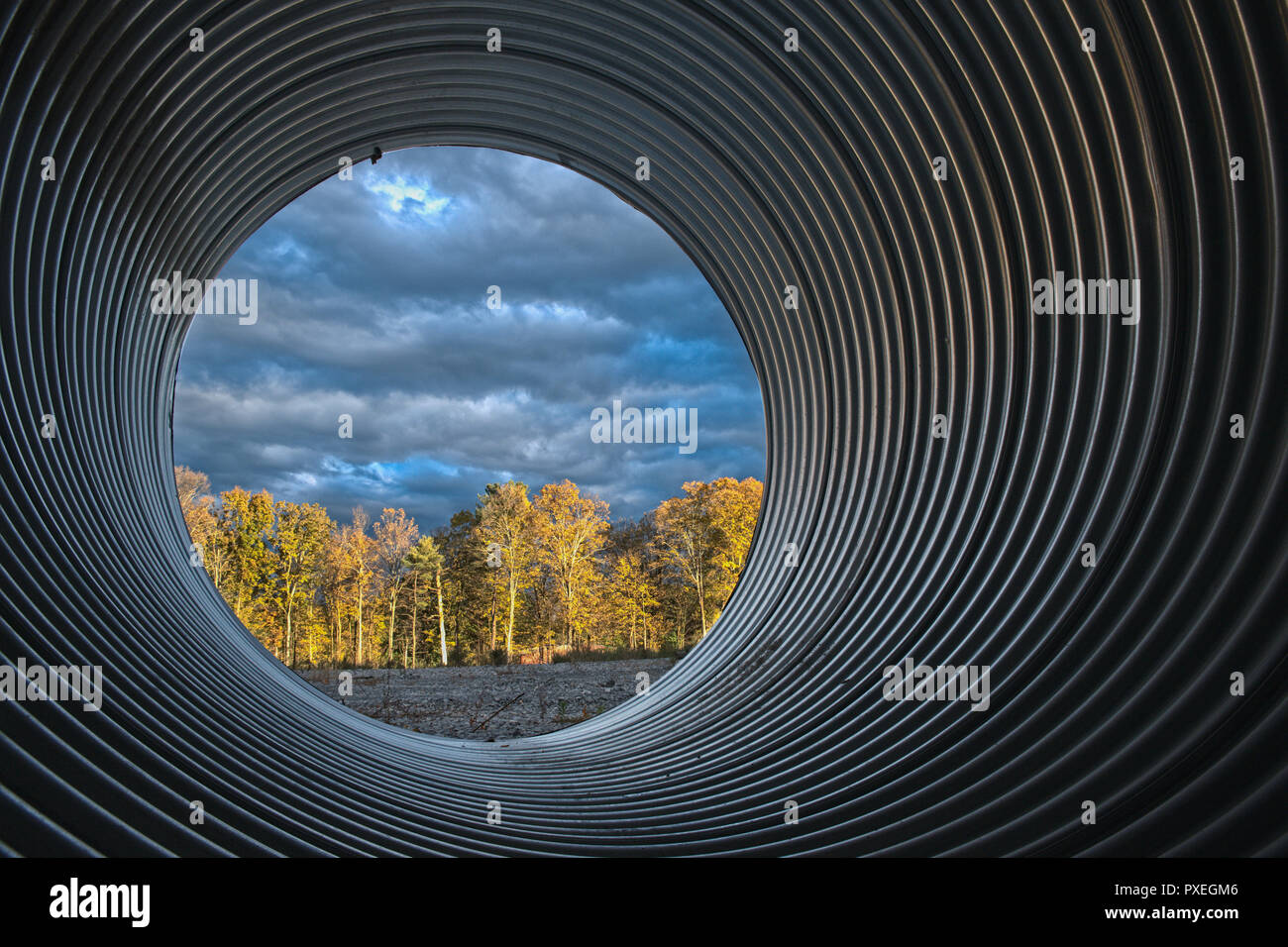 Large pipe culvert hi-res stock photography and images - Alamy