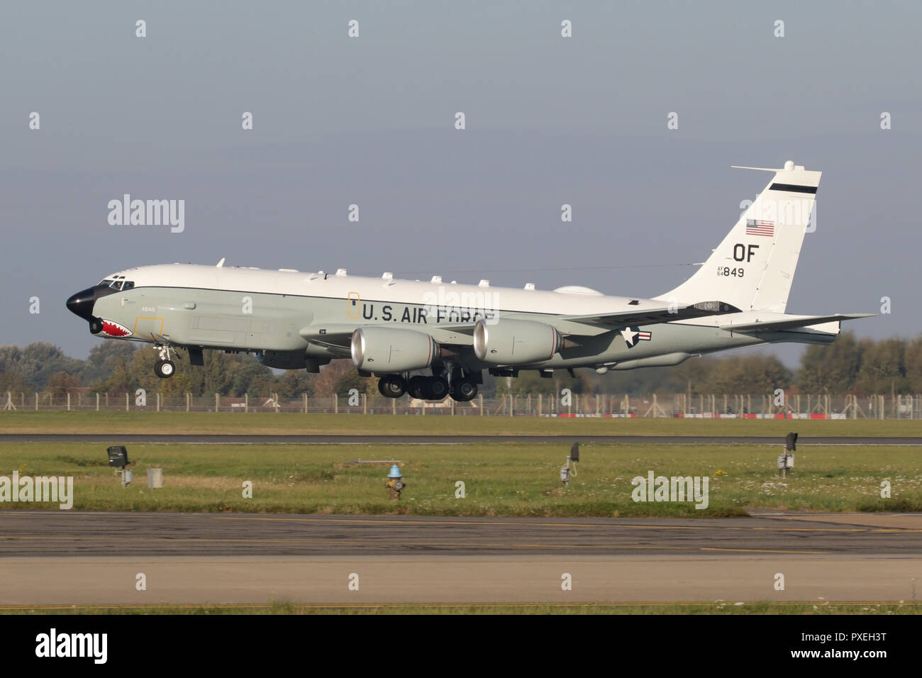 USAF RC-135U 'Combat Sent', one of only two in the USAF inventory on ...