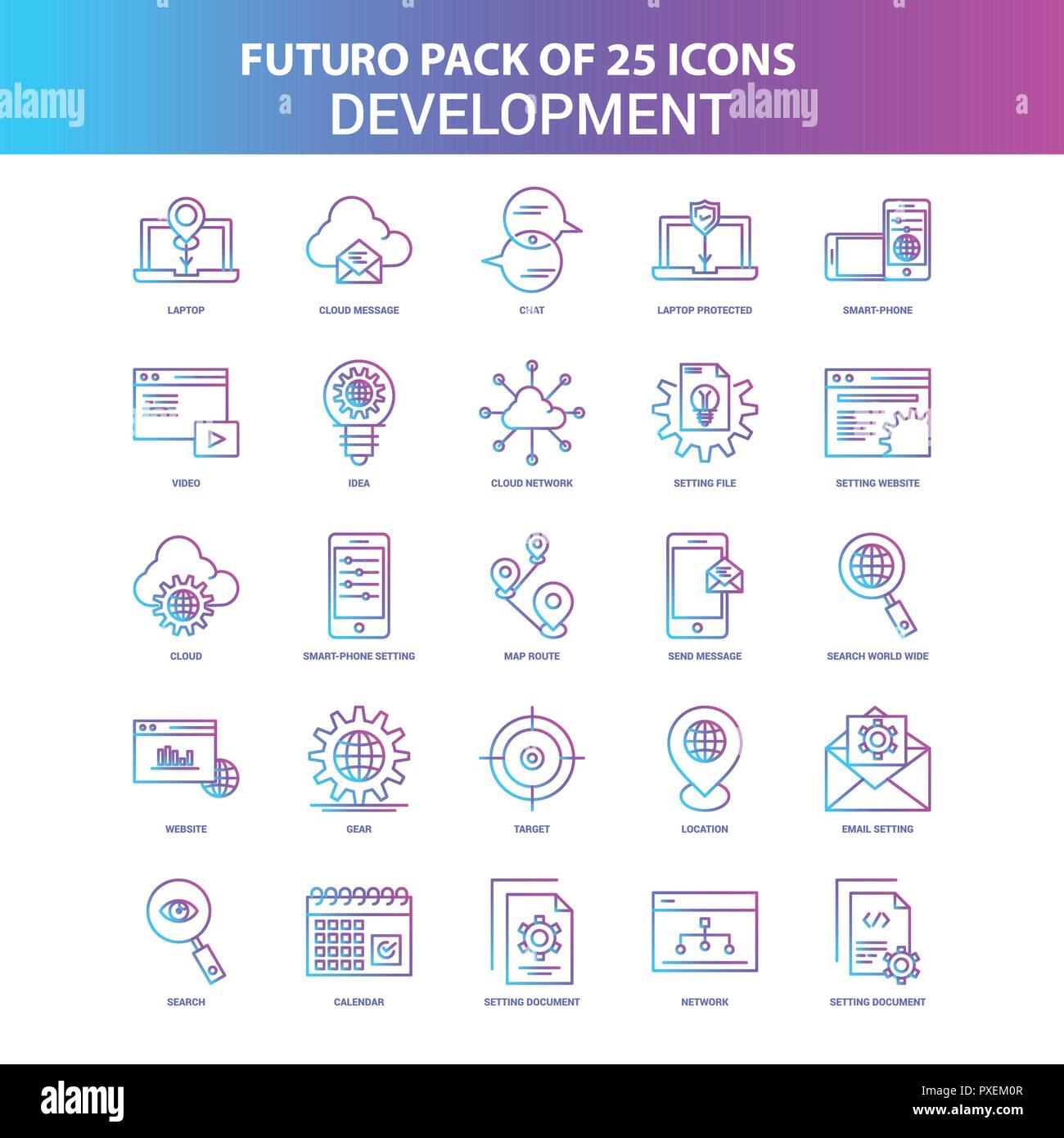 Marketing digital laptop target gear hi-res stock photography and ...