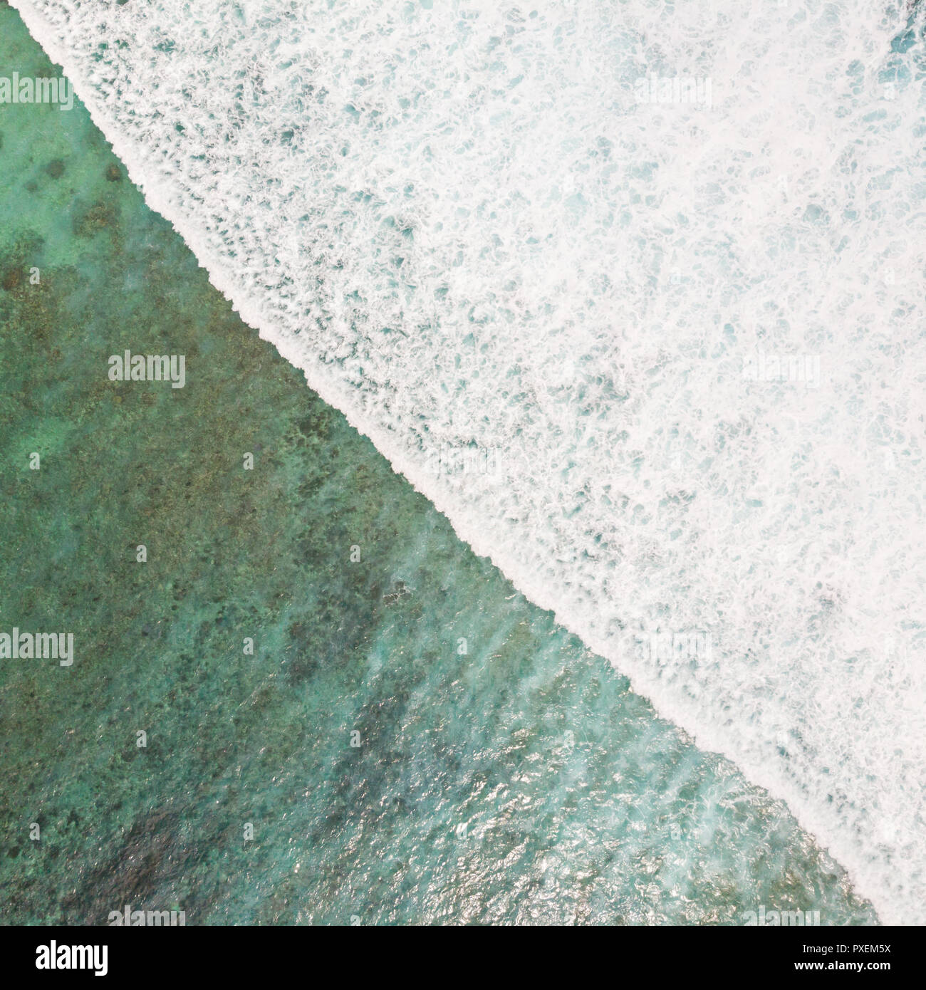 Aerial drone shot big wave hi-res stock photography and images - Alamy