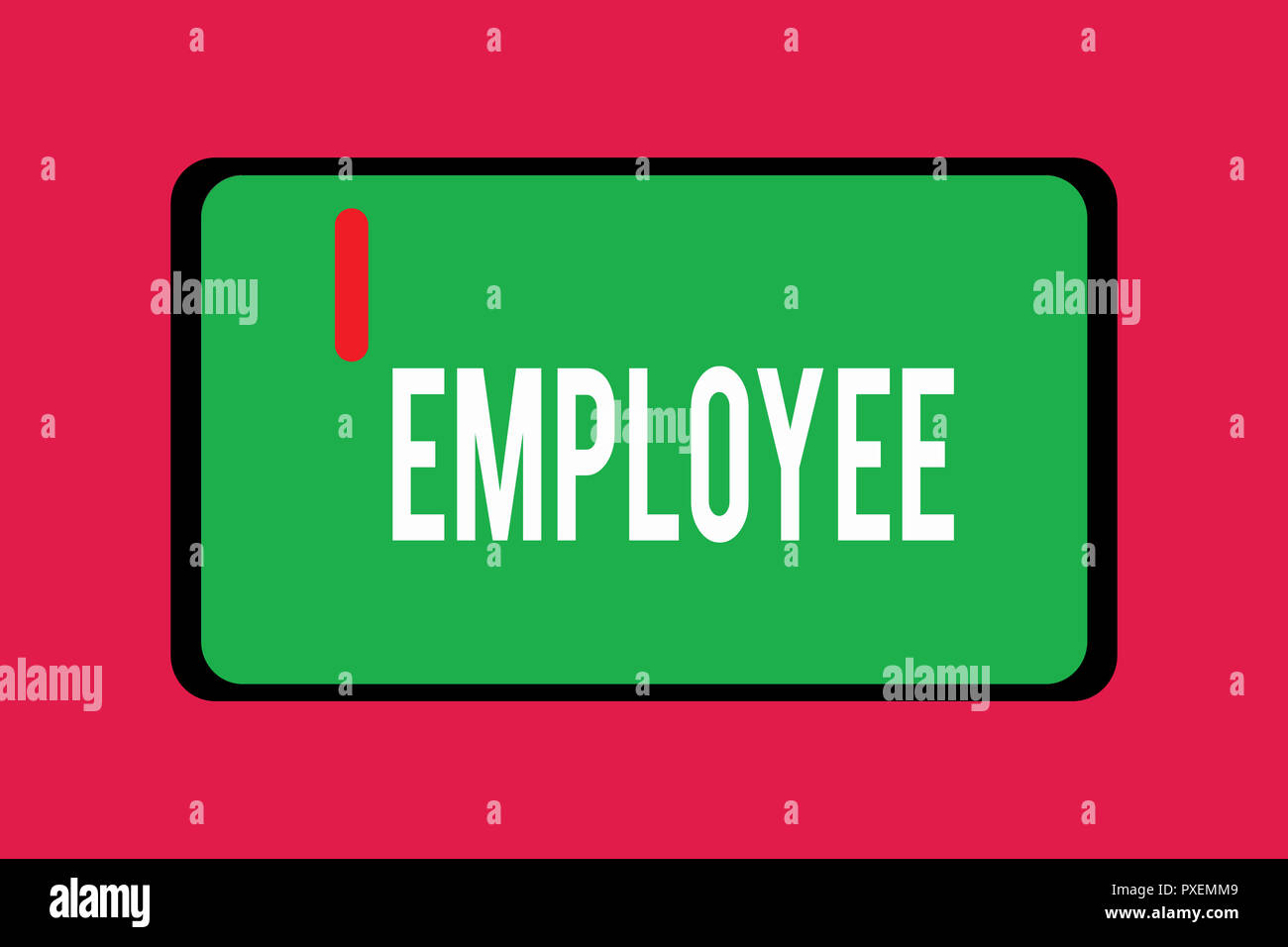 Word writing text Employee. Business concept for demonstrating employed ...