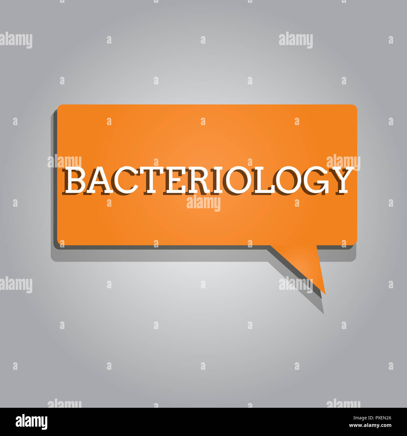 Conceptual hand writing showing Bacteriology. Business photo text ...