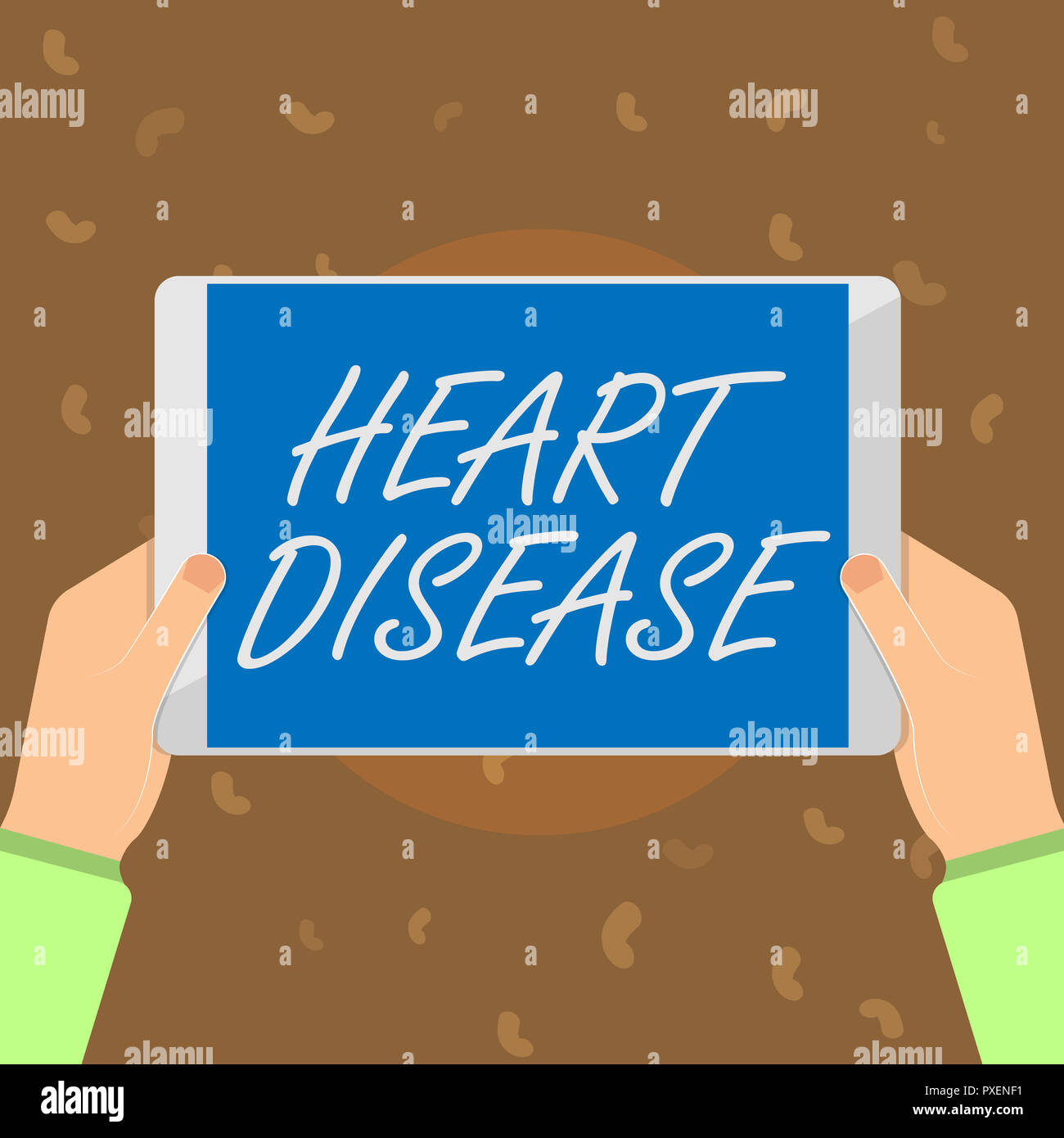 Conceptual hand writing showing Heart Disease. Business photo text ...