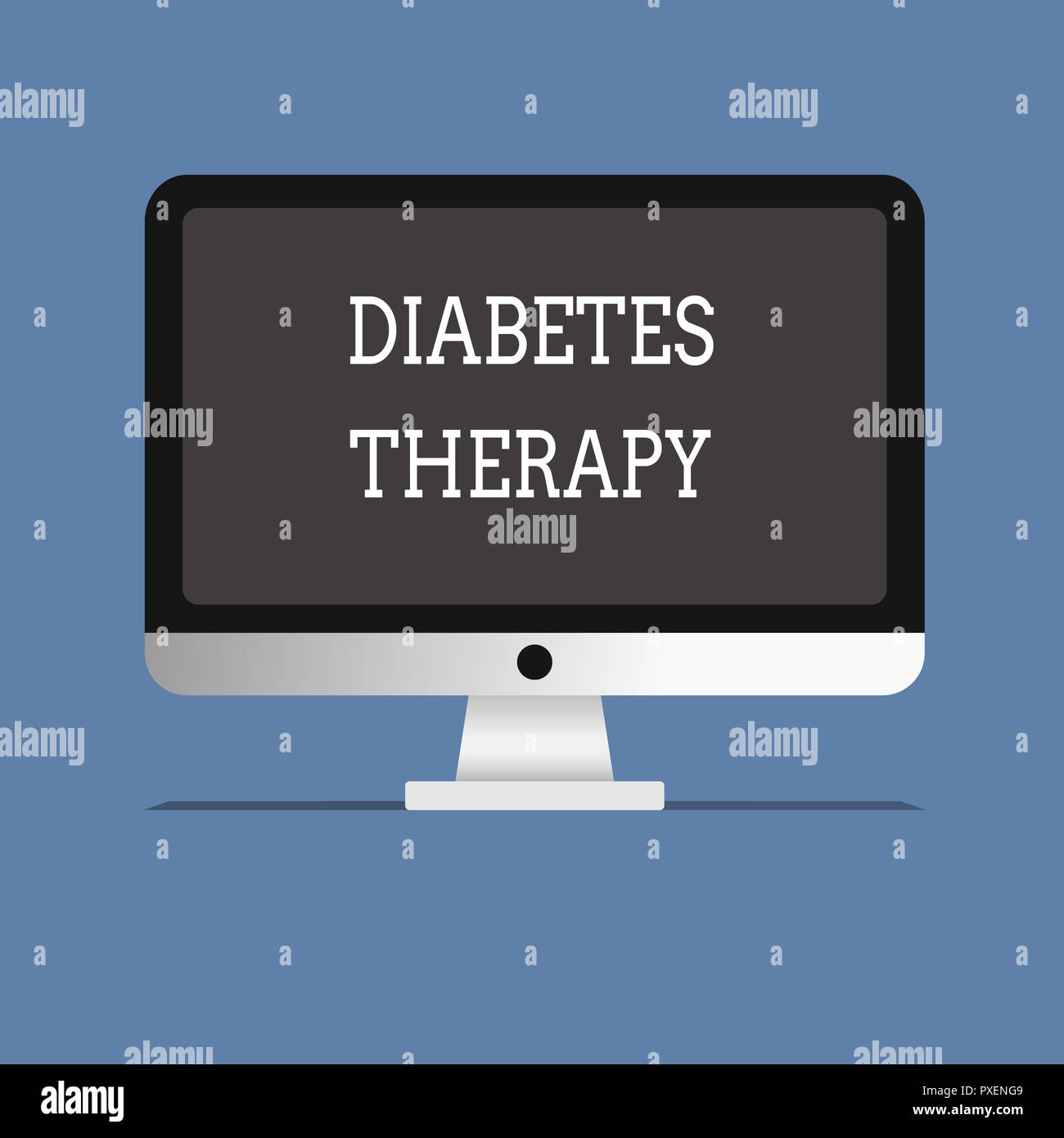 Word writing text Diabetes Therapy. Business concept for Set the ...