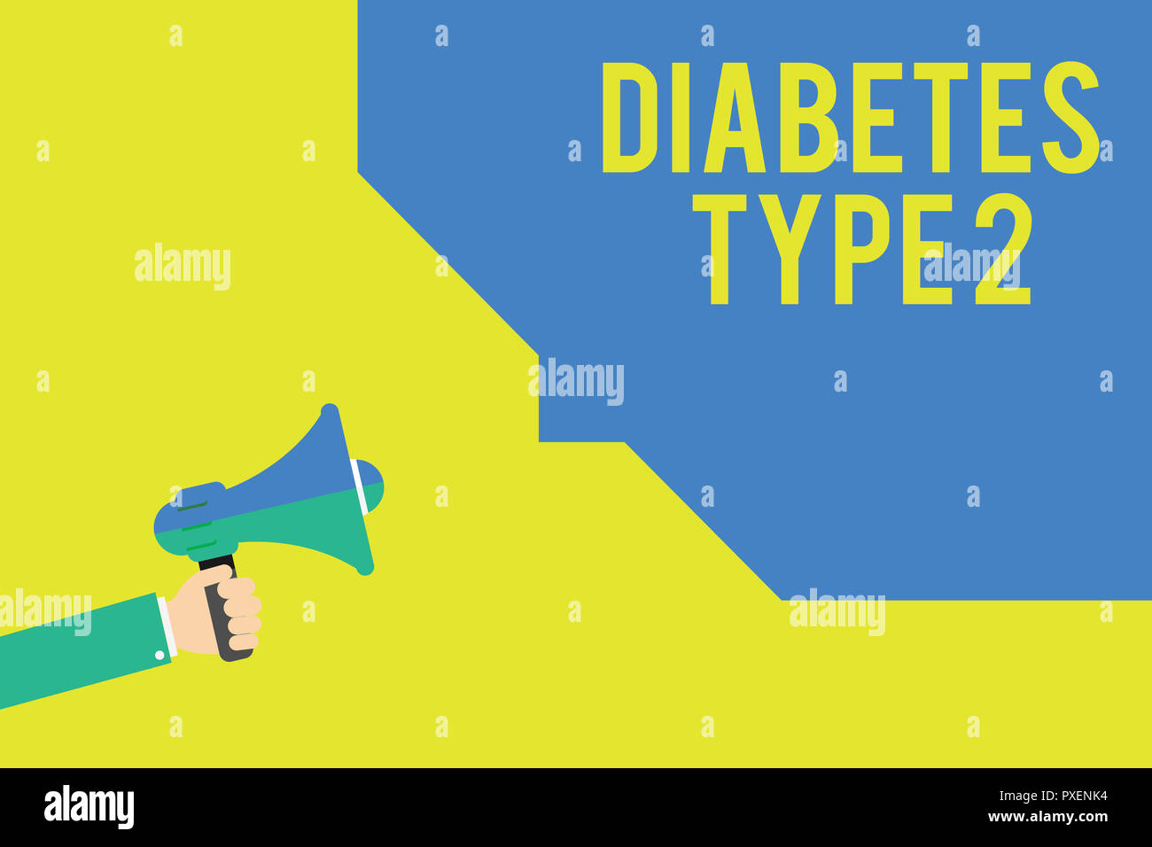 Word writing text Diabetes Type 2. Business concept for condition which ...