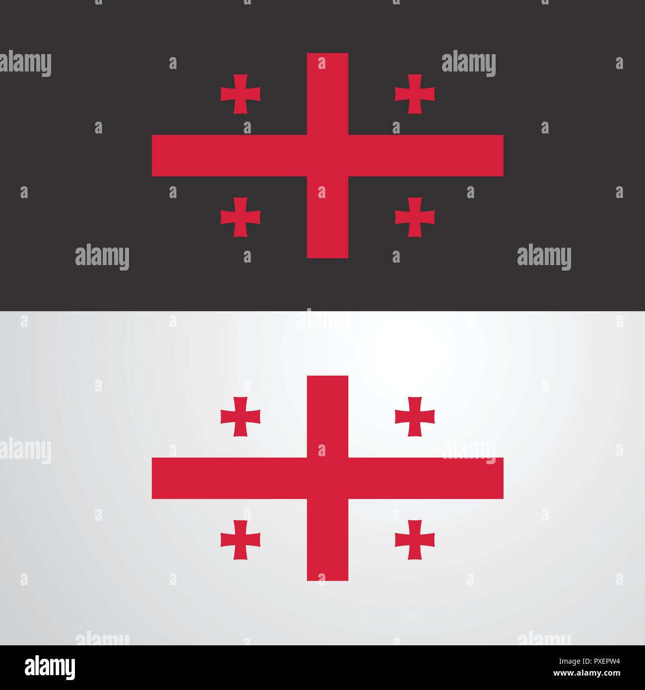 Wavy georgian flag hi-res stock photography and images - Alamy