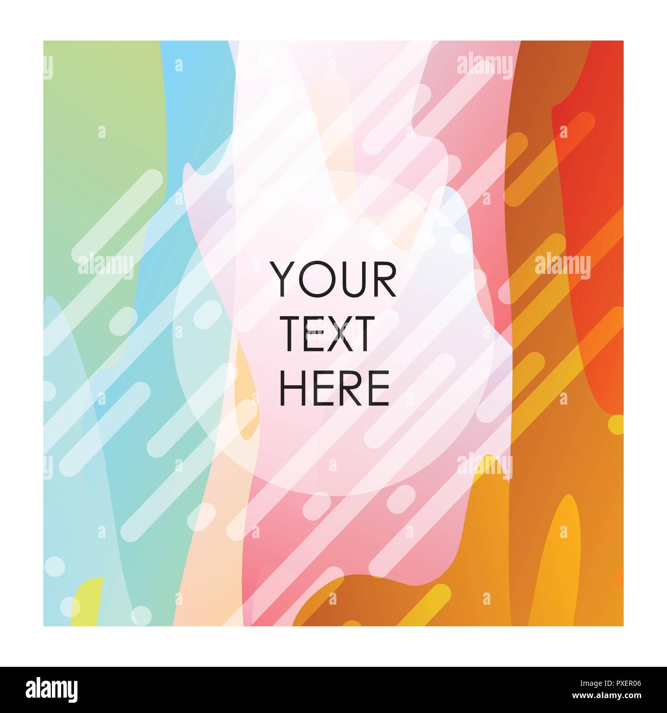 Colorful background with typography design vector Stock Vector Image ...