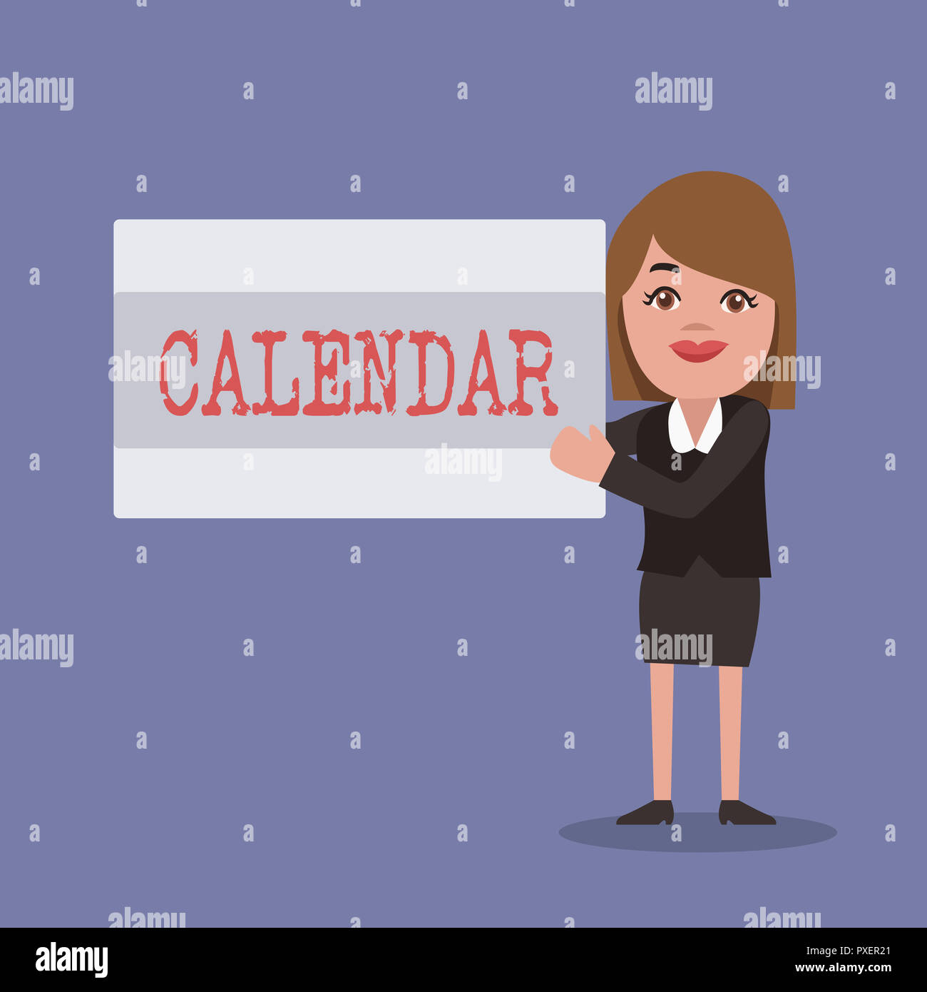 Writing note showing Calendar. Business photo showcasing Pages showing ...