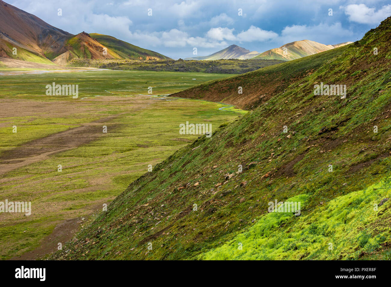 Landmannalaugar, or the 'People's Pools', a vast area of stunning ...