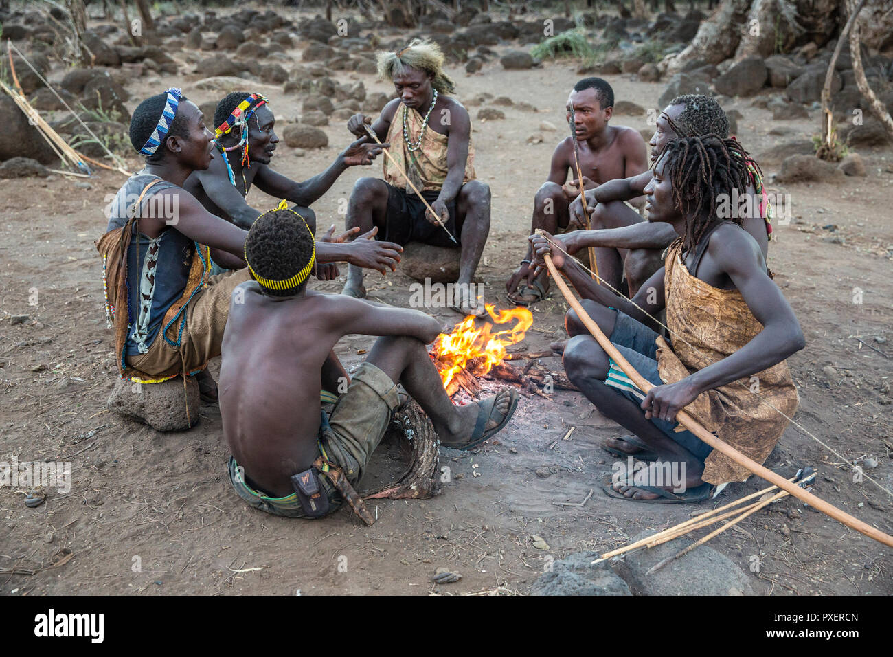 African bushmen hi-res stock photography and images - Alamy
