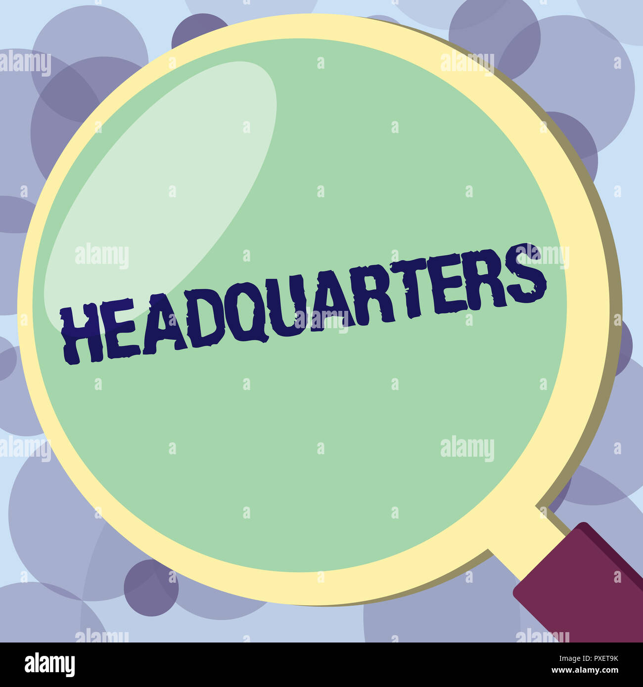 Text sign showing Headquarters. Conceptual photo Main offices Premises ...
