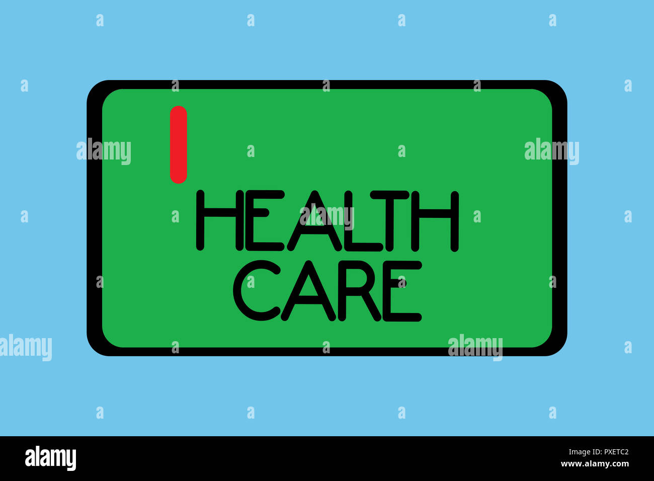 Handwriting text writing Health Care. Concept meaning Medical ...