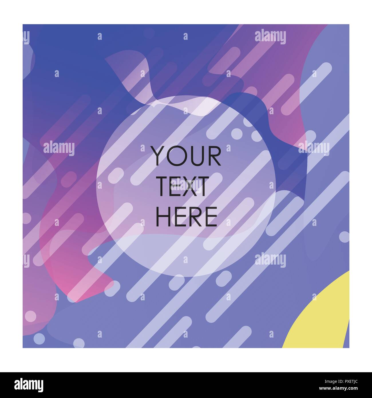 Colorful background with typography design vector Stock Vector Image ...