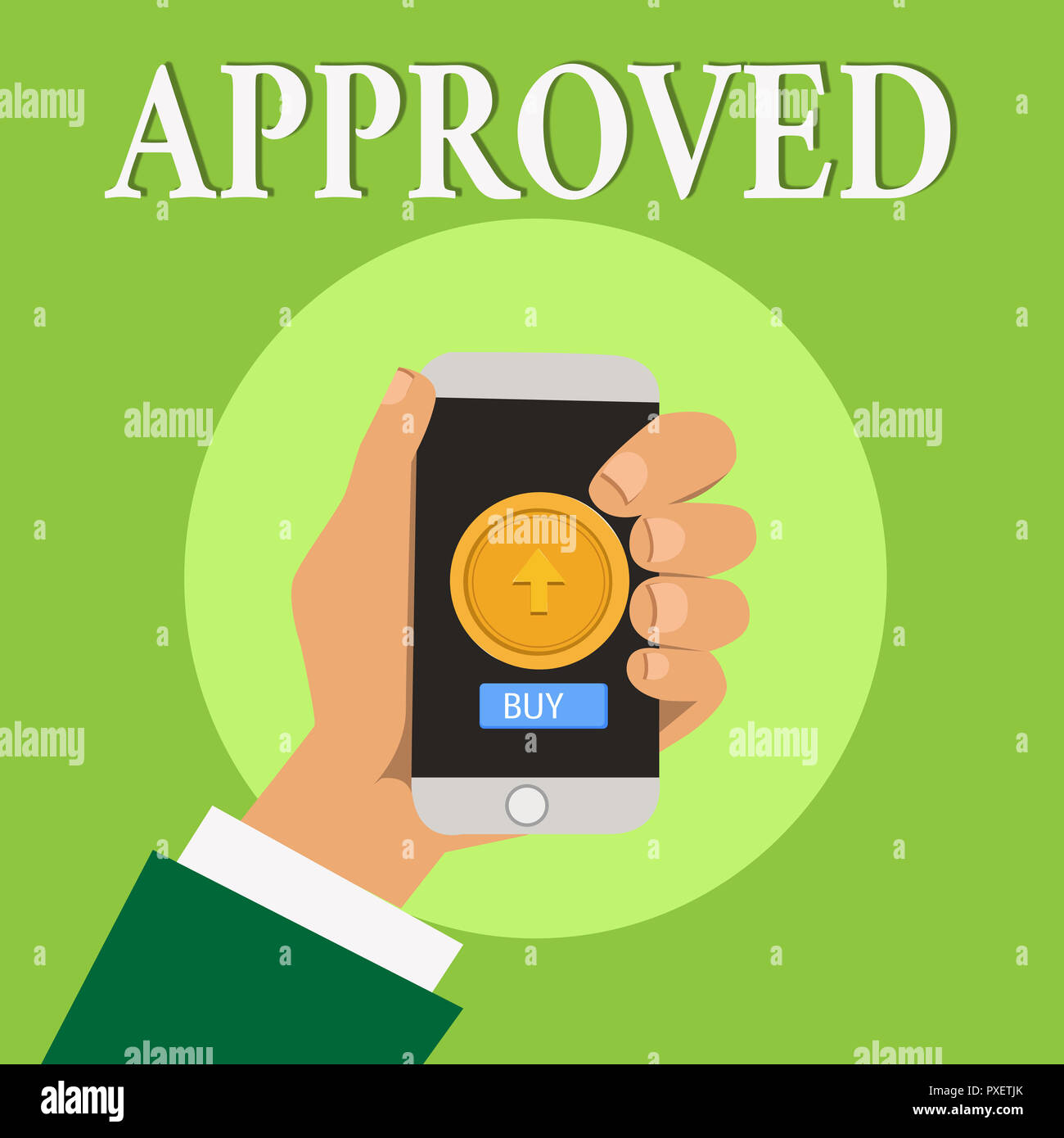 Writing note showing Approved. Business photo showcasing Approval ...