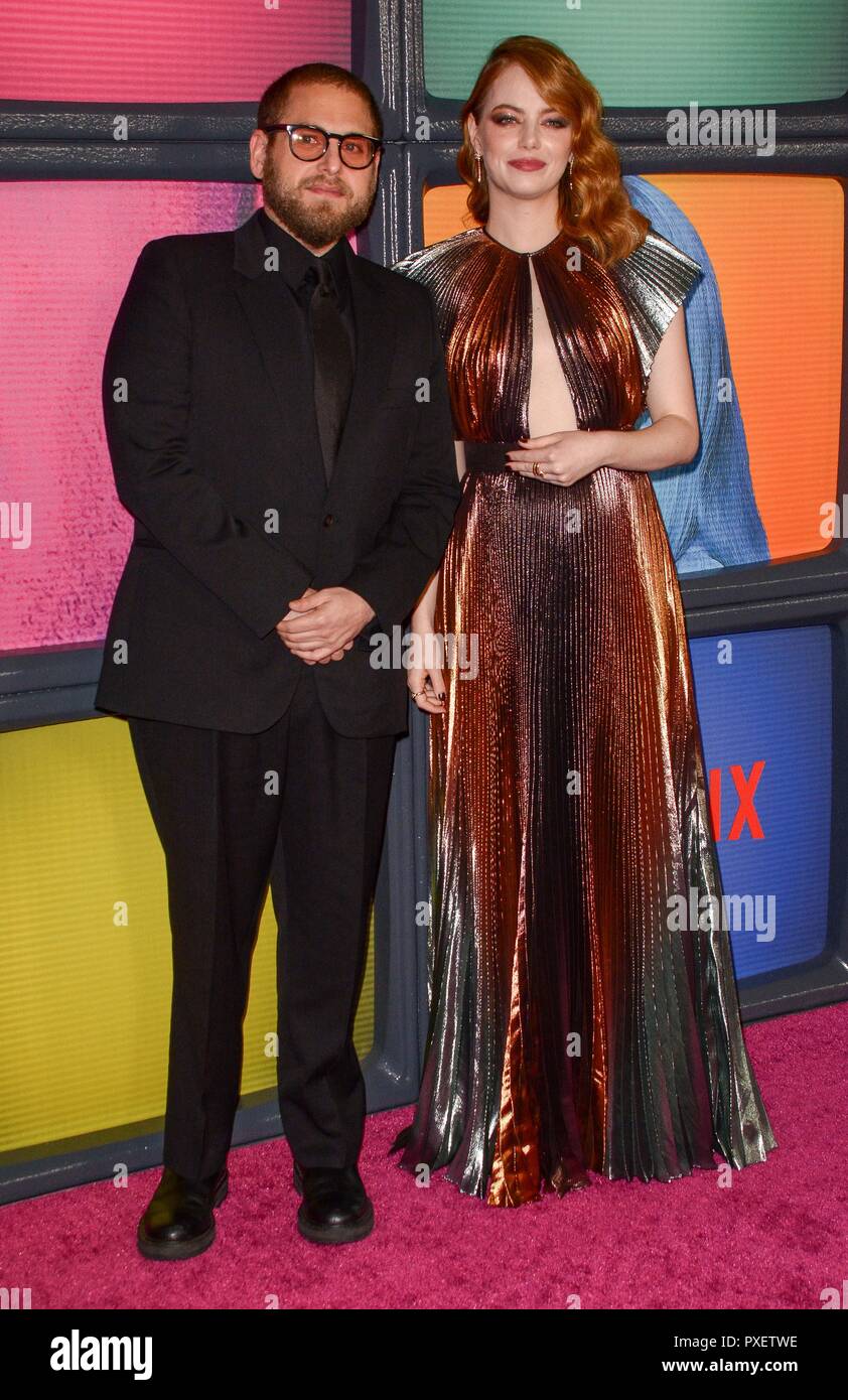 Season 1 Premiere of Netflix's 'Maniac' Featuring: Jonah Hill, Emma ...