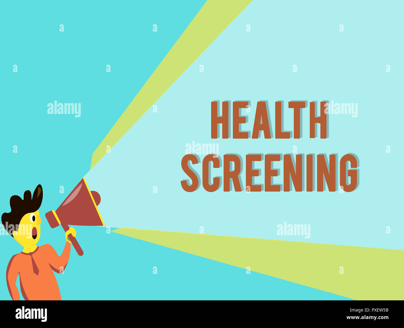 Word writing text Health Screening. Business concept for targeted ...