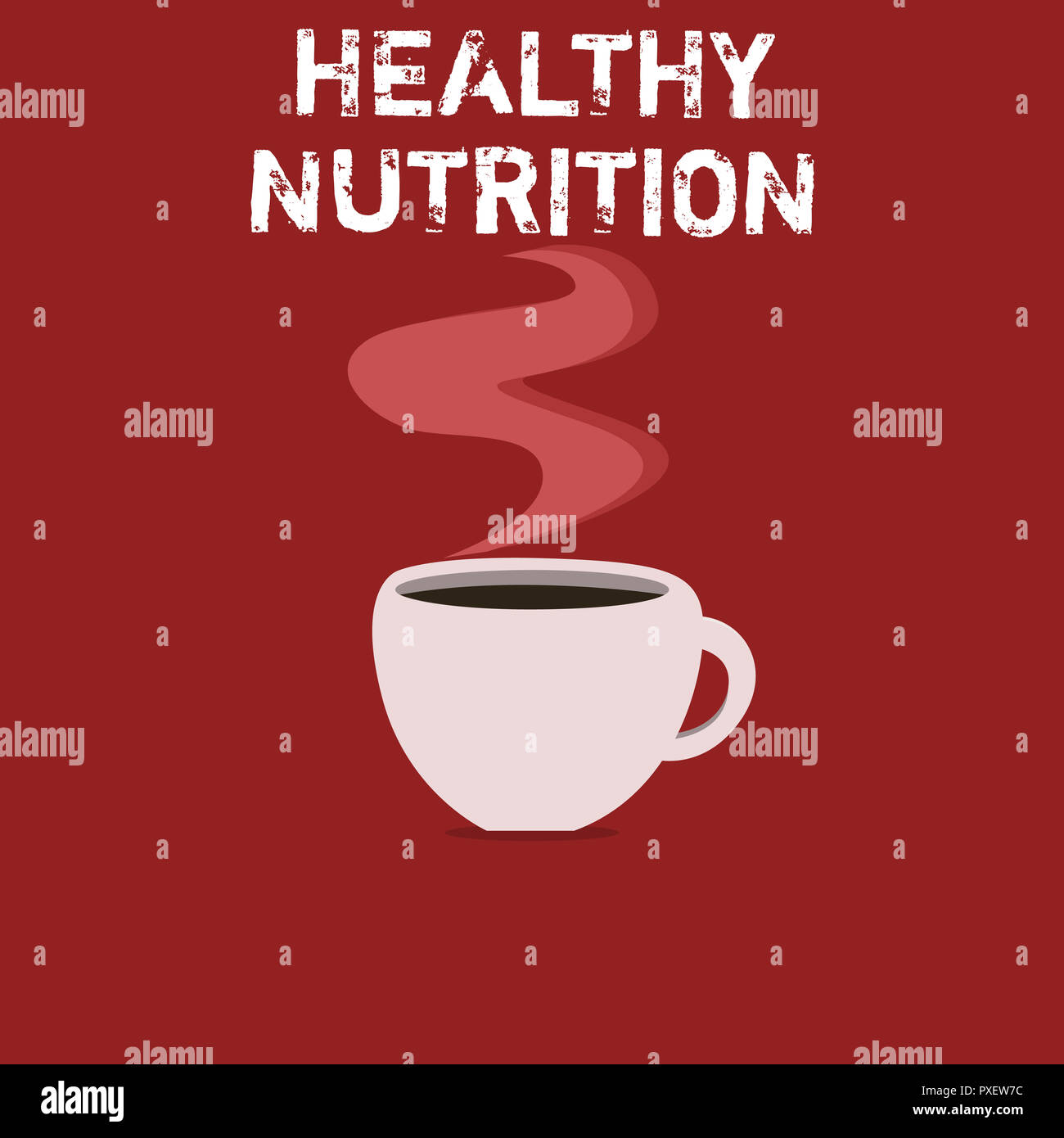 Text sign showing Healthy Nutrition. Conceptual photo eating a healthy ...