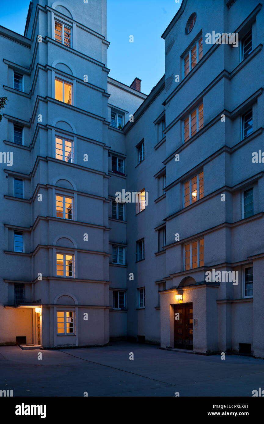 Council block night hi-res stock photography and images - Alamy