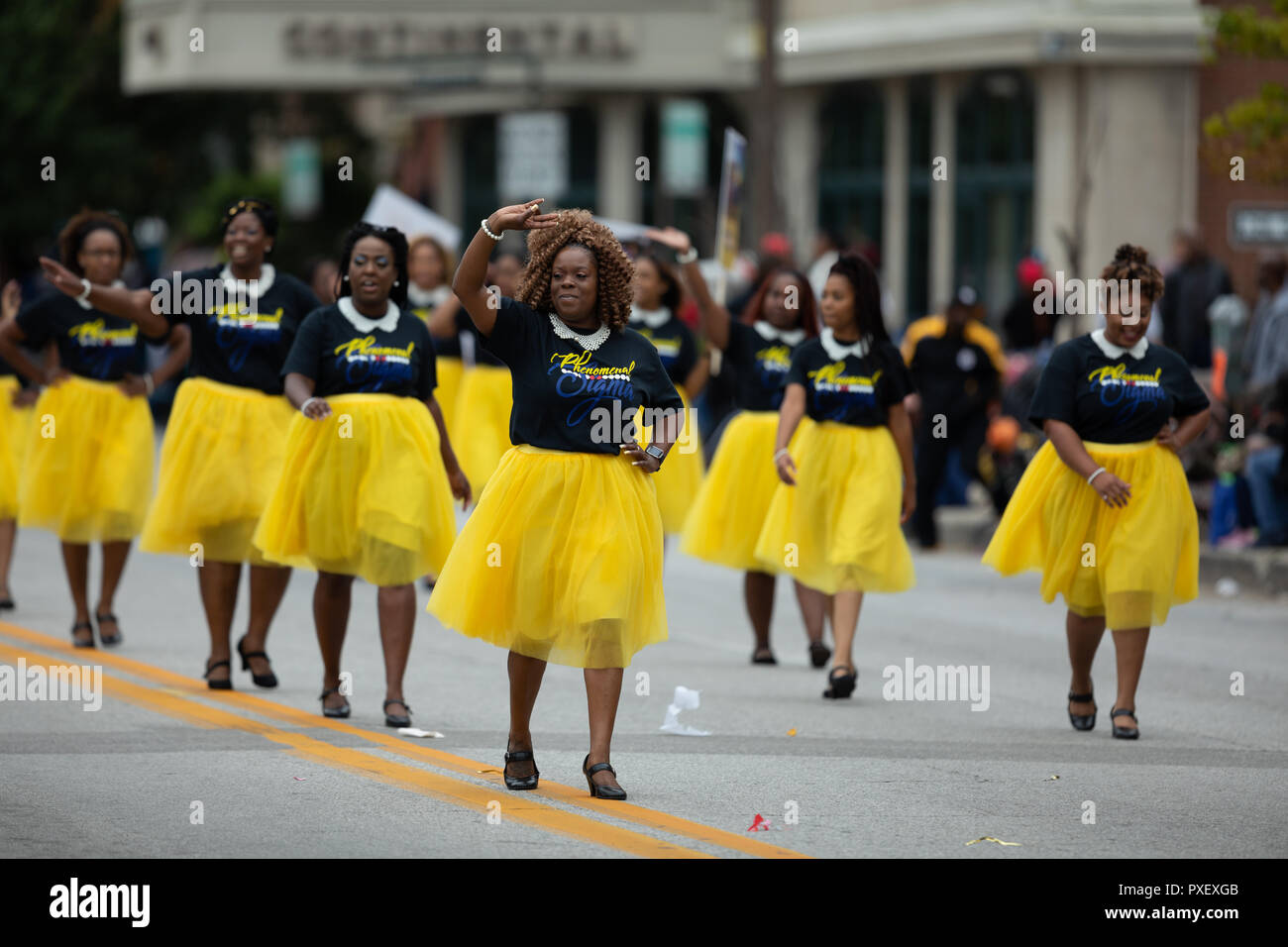 Indianapolis, Indiana, USA - September 22, 2018: The Circle City ...