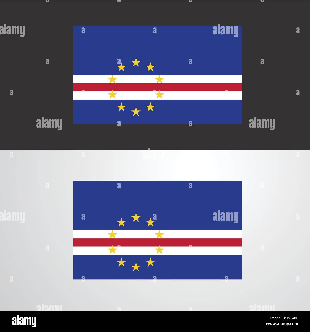 Cape Verde Flag Banner Design Stock Vector Image And Art Alamy